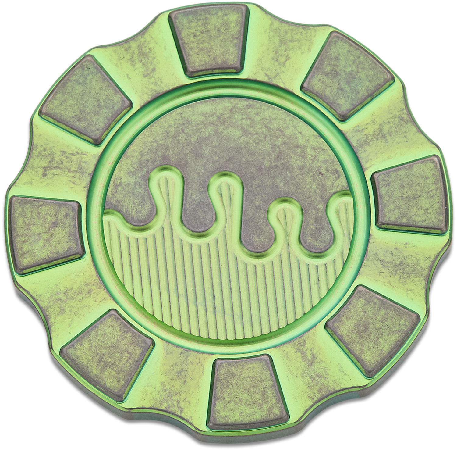 HiTex Gear Starko Collaboration Green Anodized Titanium Poker Chip ...