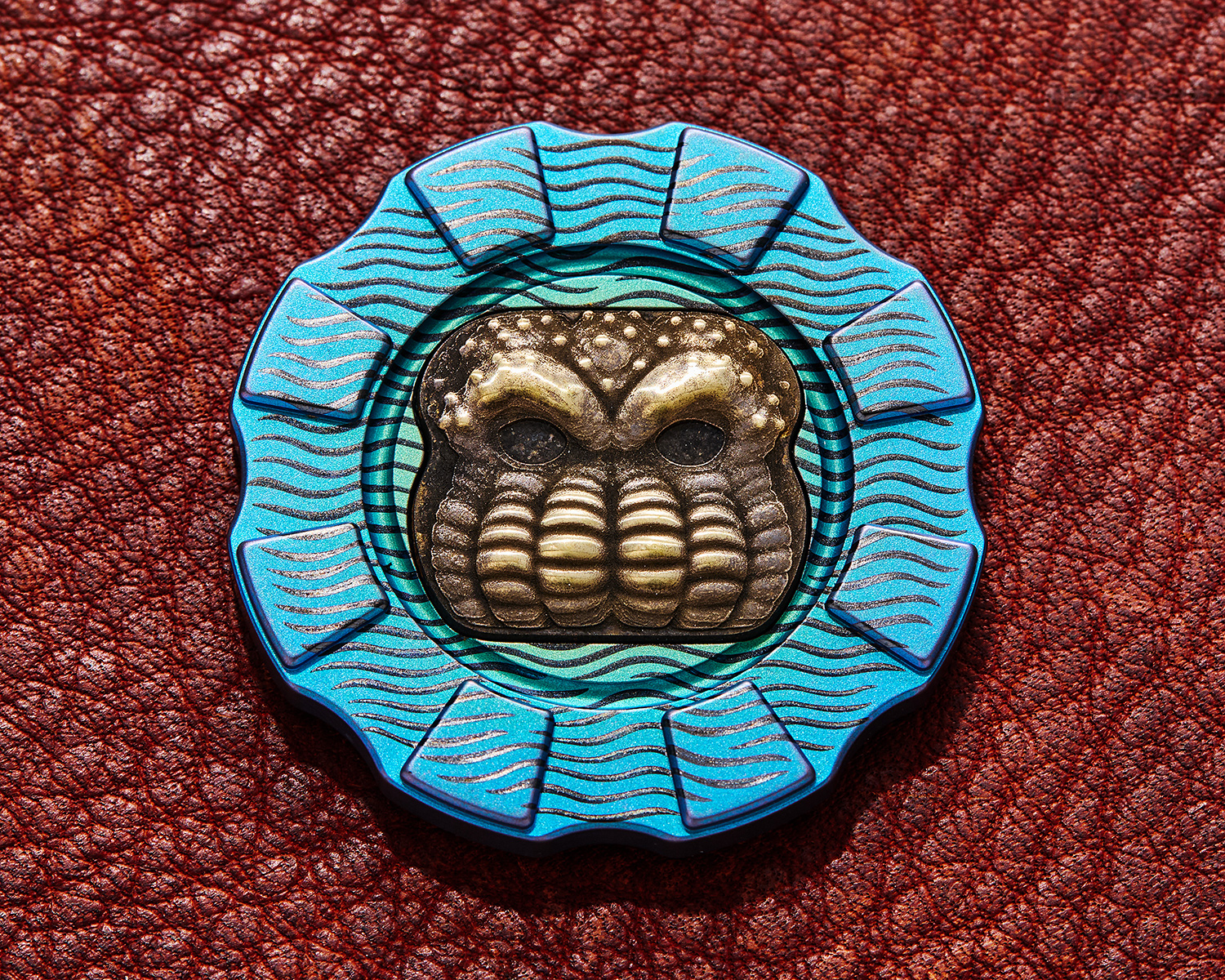 HiTex Gear Umburry Collab Titanium Poker Chip with Cthulhu Brass Inlay ...