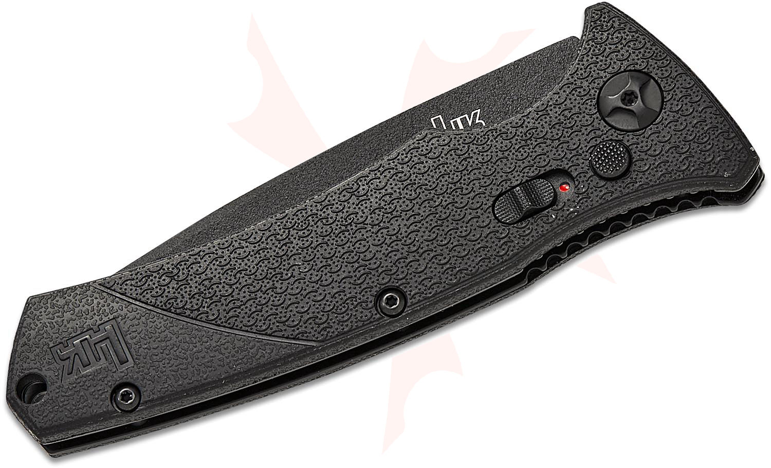 HK Knives by Boker FD02 AUTO Button Lock Folding Knife 3.23" D2 Black ...