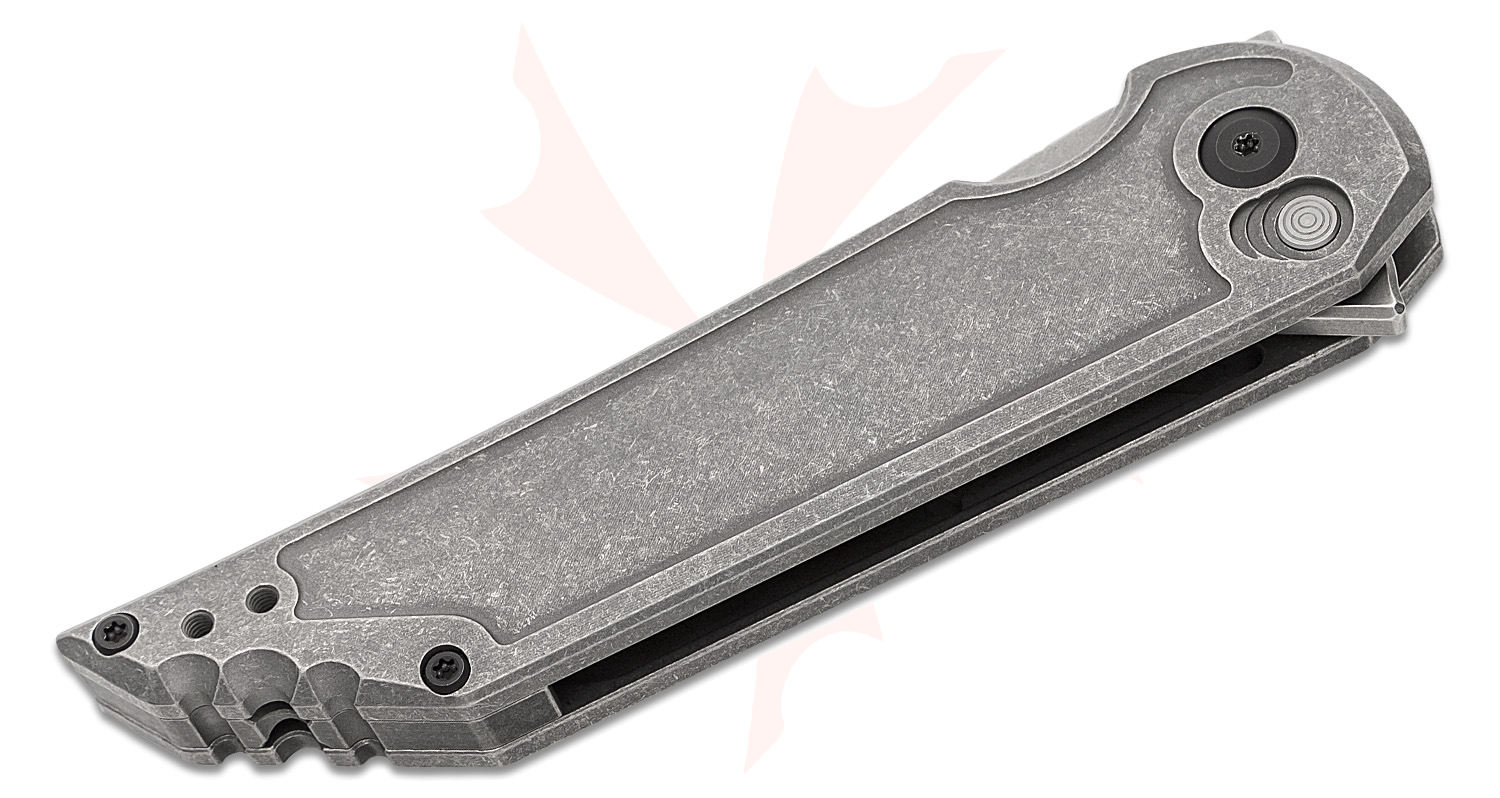 Jake Hoback Kwaiback Button Lock Flipper Knife 3.75" CPM-20CV ...