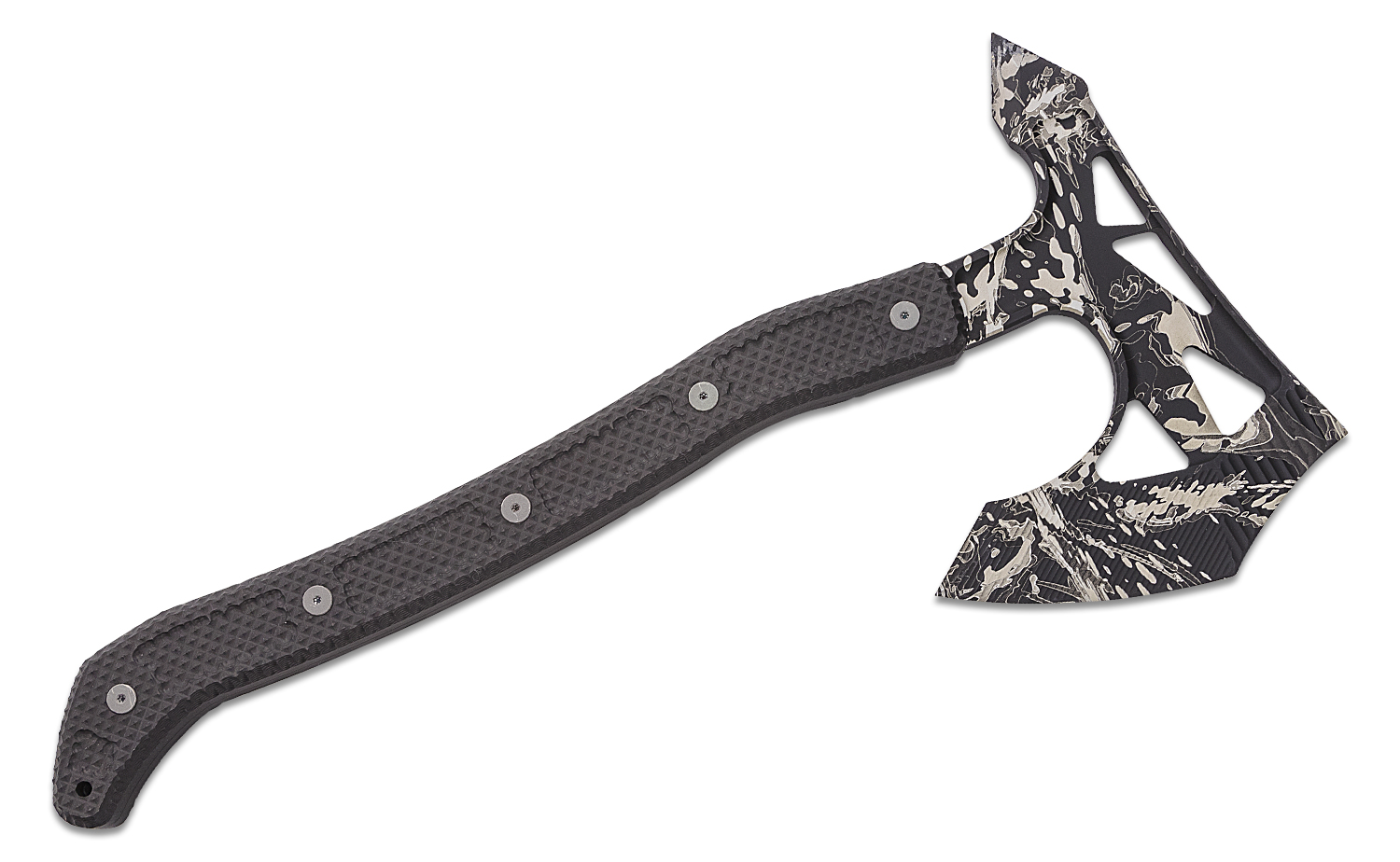 Jake Hoback Ps2 Axe, 15.5" Overall, RELV "Medusa" Camo AEB-L Stainless ...