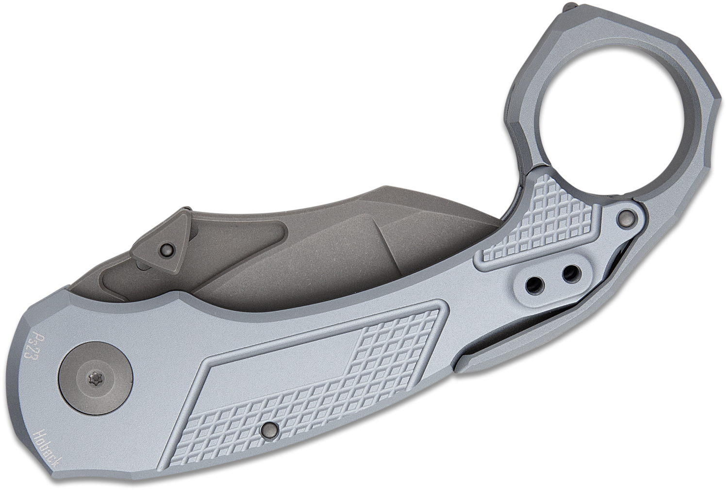Jake Hoback Tactical Toucan Button Lock Folding Karambit Knife 2.7" CPM ...