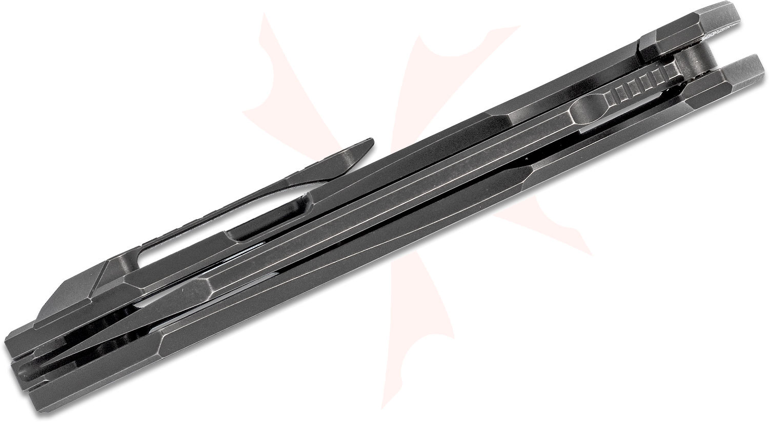 Jake Hoback/Snecx Buster Flipper Knife 4.125" M390 Black Fallout Blade ...