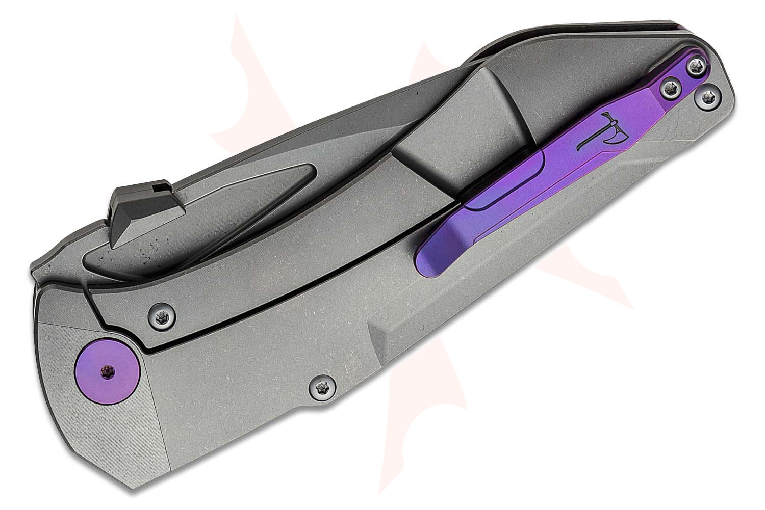 Jake Hoback Summit Folding Knife 4.375" M390 Stonewashed Blade ...
