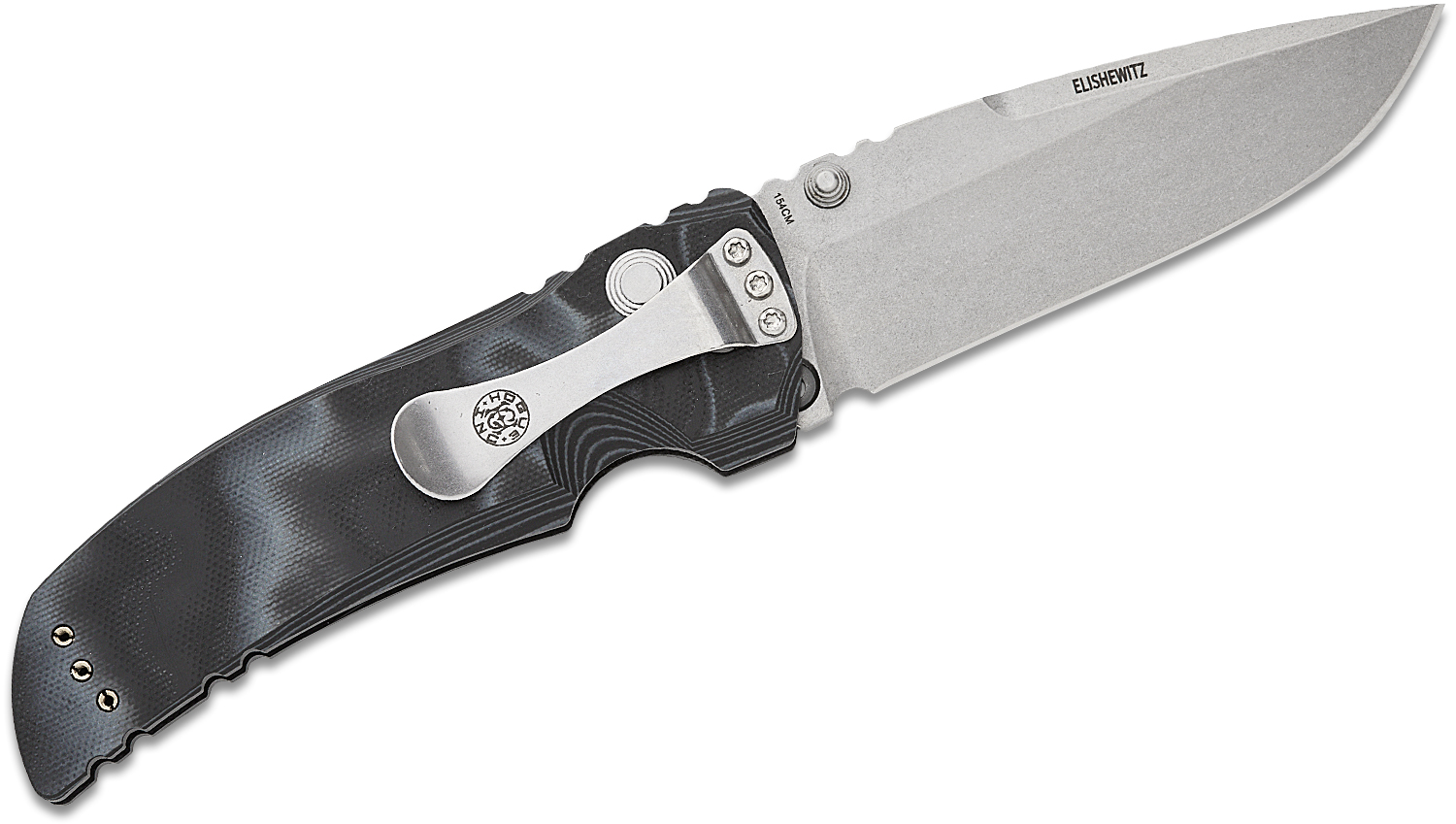 Hogue EX01 4" Tactical Drop Point Blade, G-Mascus Black G-10 Handles - KnifeCenter - 34159