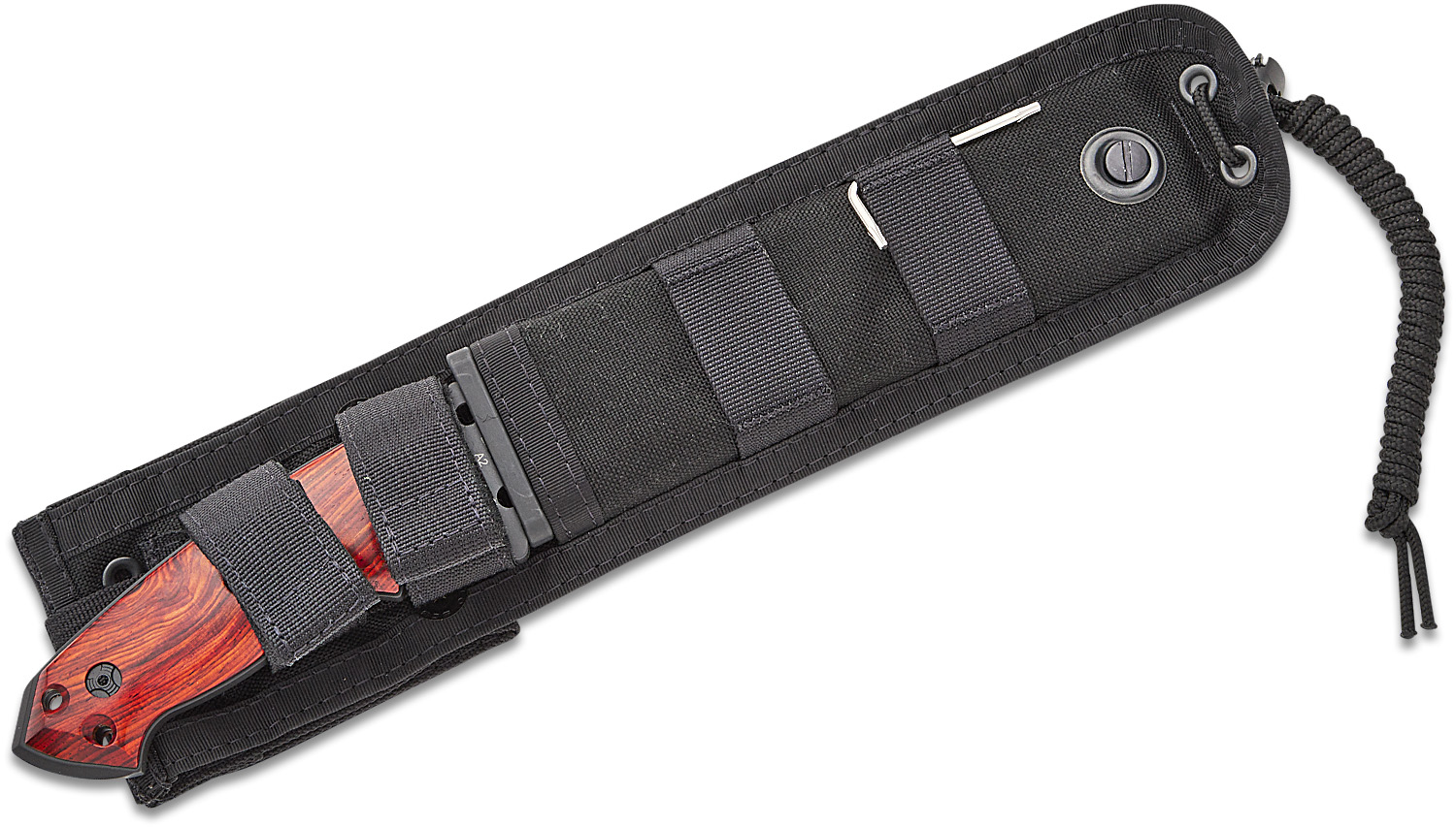 Hogue EX-F01 Combat Knife Fixed 5.5" A2 Carbon Steel Black Drop Point ...