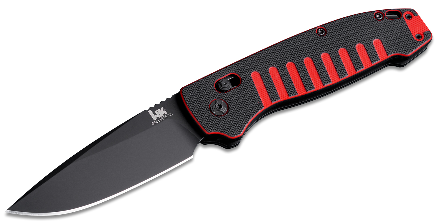 Hogue Ballista XL AUTO ABLE Lock Folding Knife 3.75" CPM-S30V Black ...