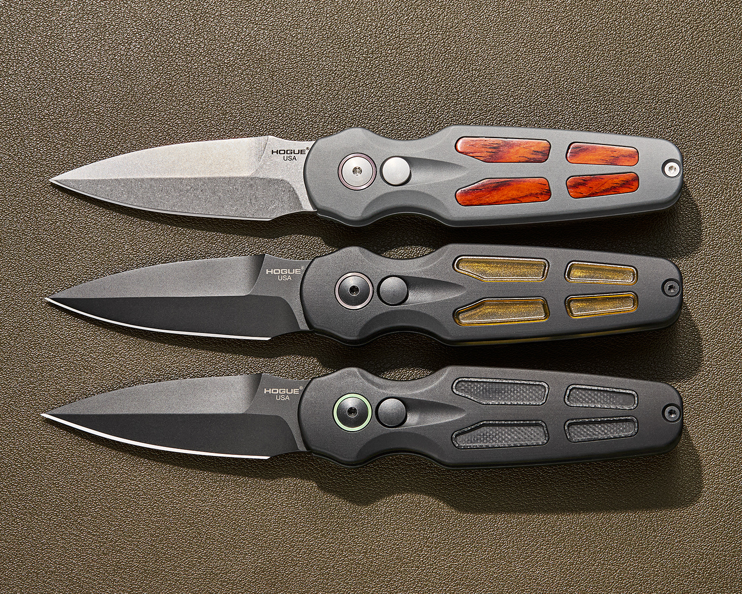 Hogue Ballista II AUTO Folding Knife 2.6" CPM-MagnaCut Black PVD ...