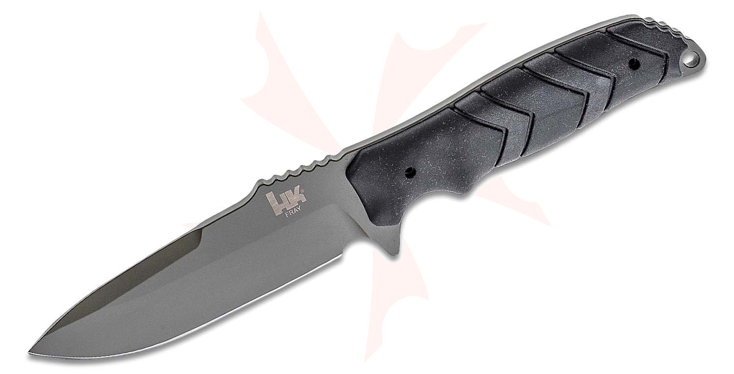 HK Knives by Hogue Fray Fixed Blade Knife 4.2" 154CM OD Green Cerakote ...