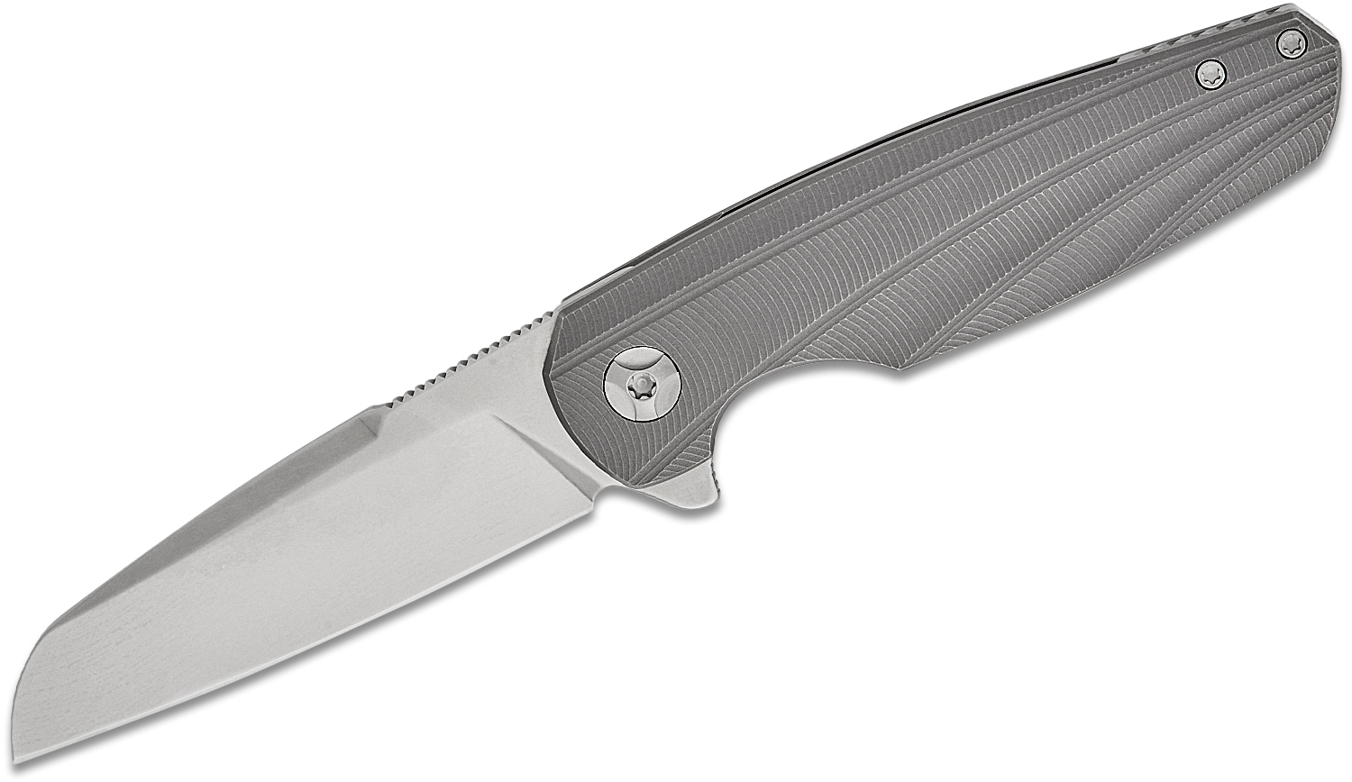 Holt Bladeworks Custom Haptic #1217 Flipper Knife 3.24" M390 Polished ...