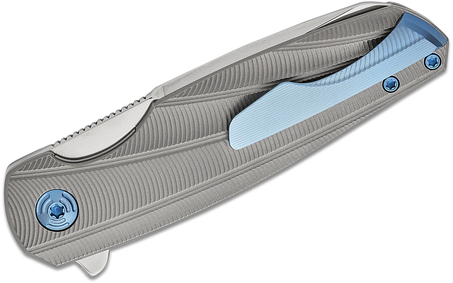 Holt Bladeworks Custom Haptic #1235 Flipper Knife 3.24" M390 Polished ...