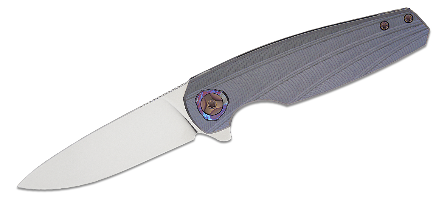 Holt Bladeworks Custom Morpheus #1166 Flipper Knife 3.24" M390 Polished ...