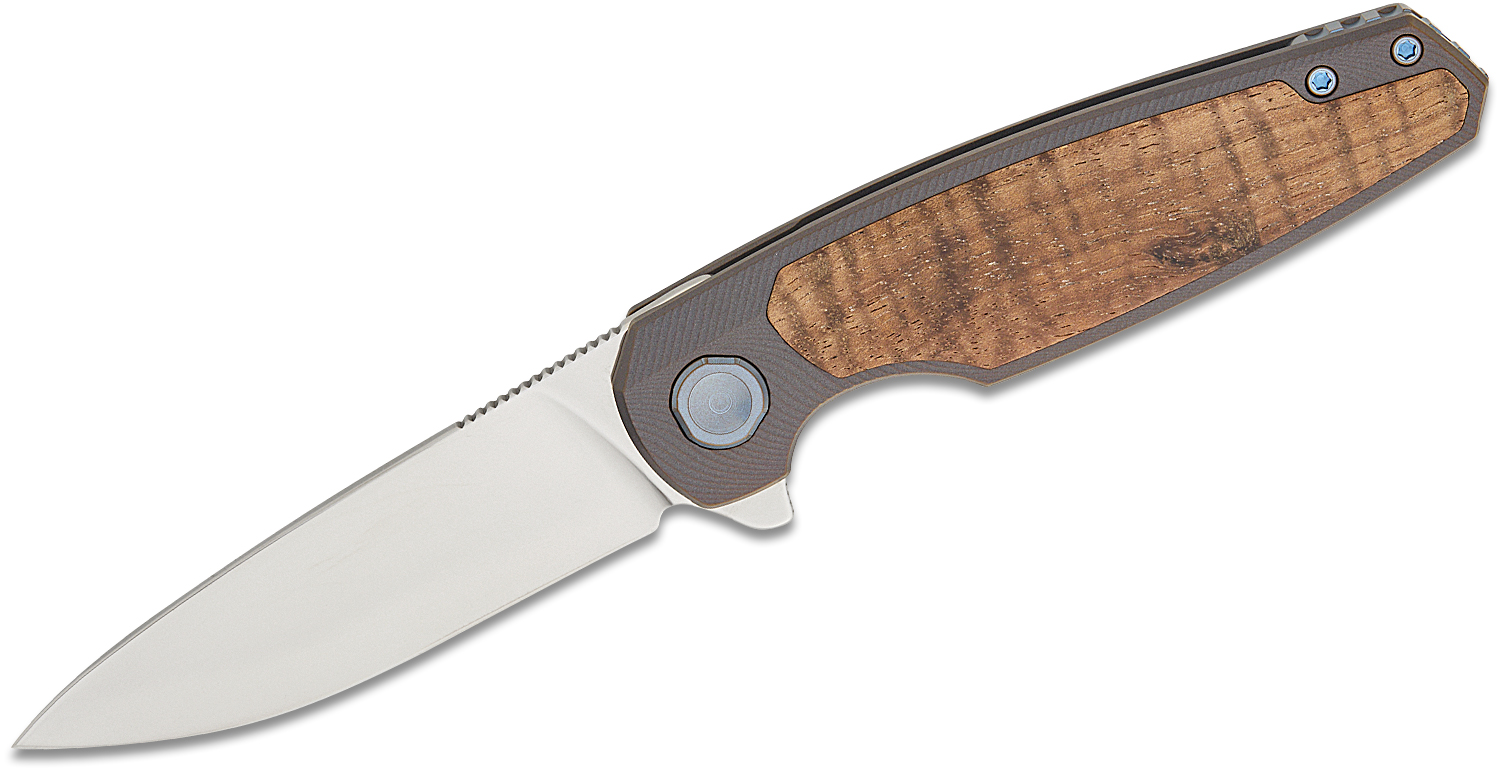 Holt Bladeworks Custom Morpheus #1554 Flipper Knife 3.24" M390 Polished ...