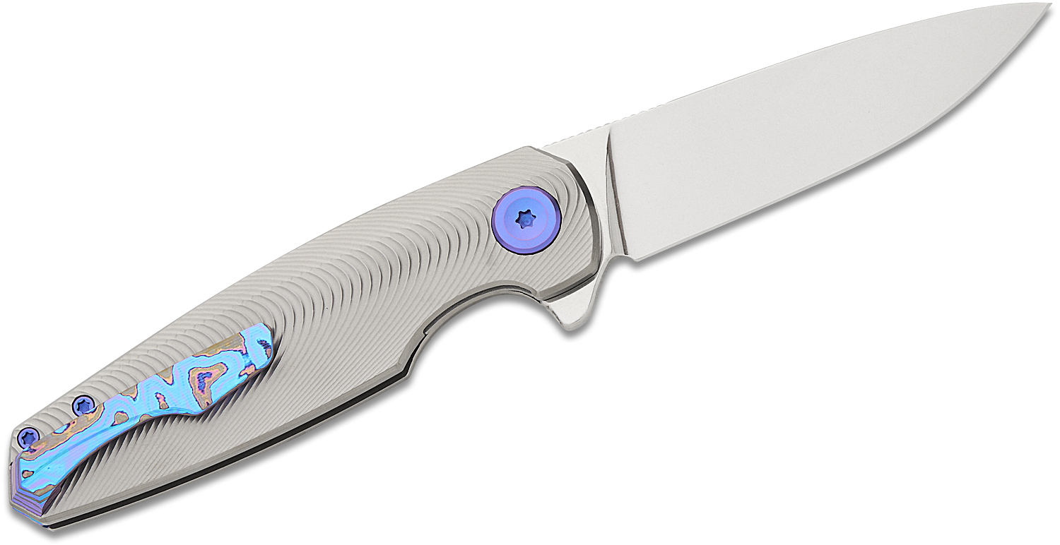 Holt Bladeworks Custom Morpheus #1599 Flipper Knife 3.24" M390 Polished ...