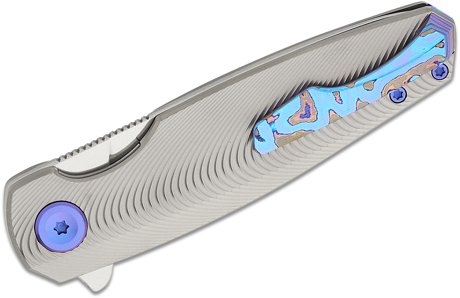 Holt Bladeworks Custom Morpheus #1599 Flipper Knife 3.24" M390 Polished ...