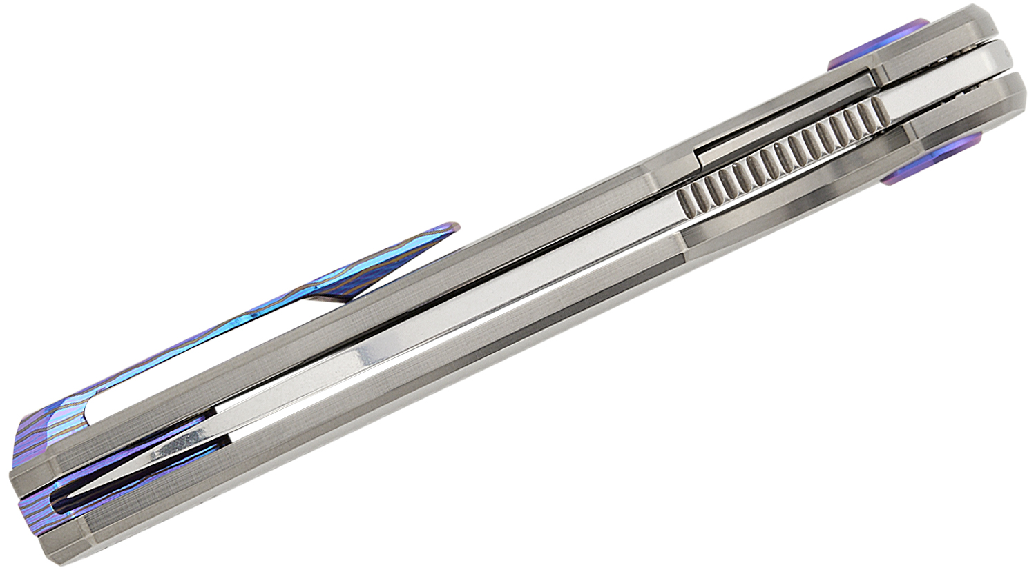 Holt Bladeworks Custom Morpheus #1599 Flipper Knife 3.24" M390 Polished ...