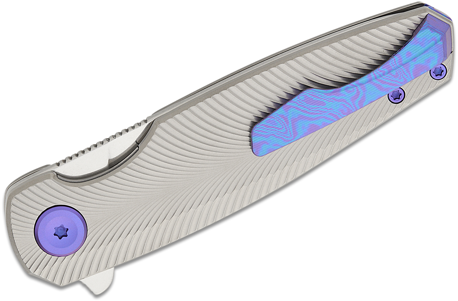 Holt Bladeworks Custom Morpheus #1605 Flipper Knife 3.24" M390 Polished ...