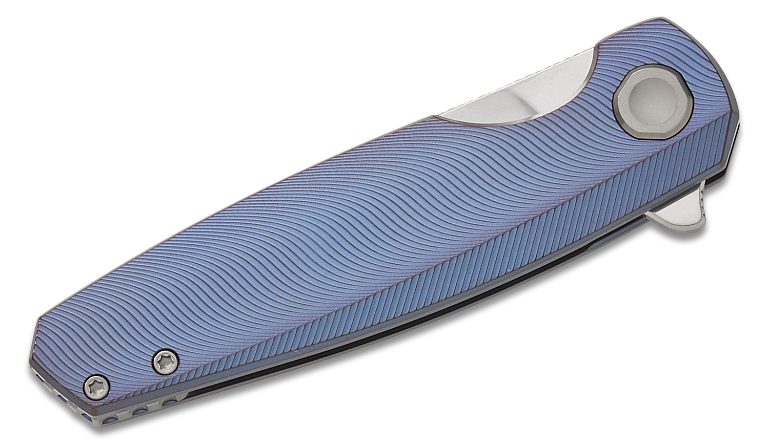Holt Bladeworks Custom Morpheus #1655 Flipper Knife 3.24" M390 Polished ...