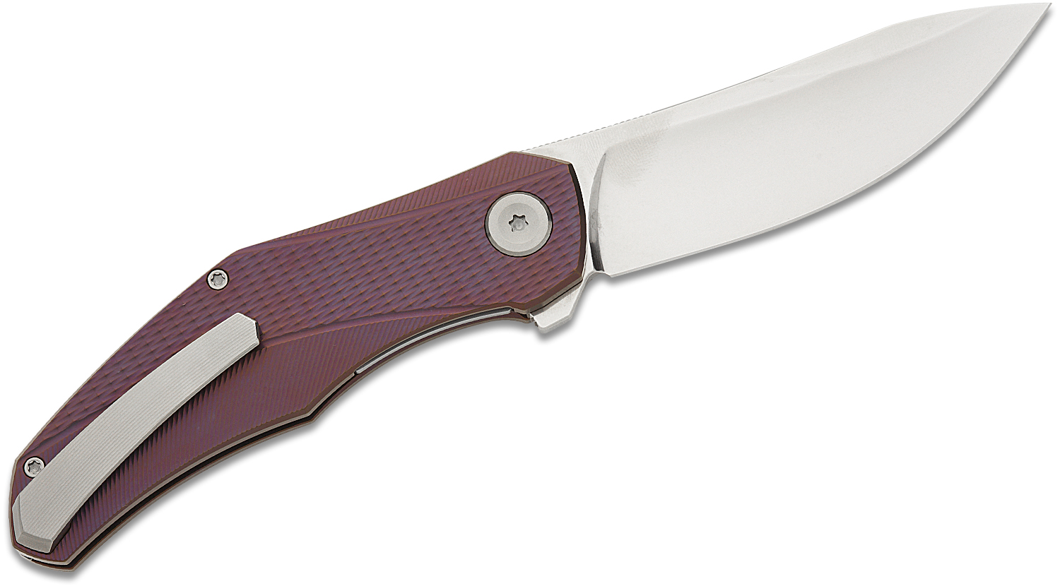 Holt Bladeworks Custom Renegade #19 Flipper Knife 3.47" M390 Polished ...