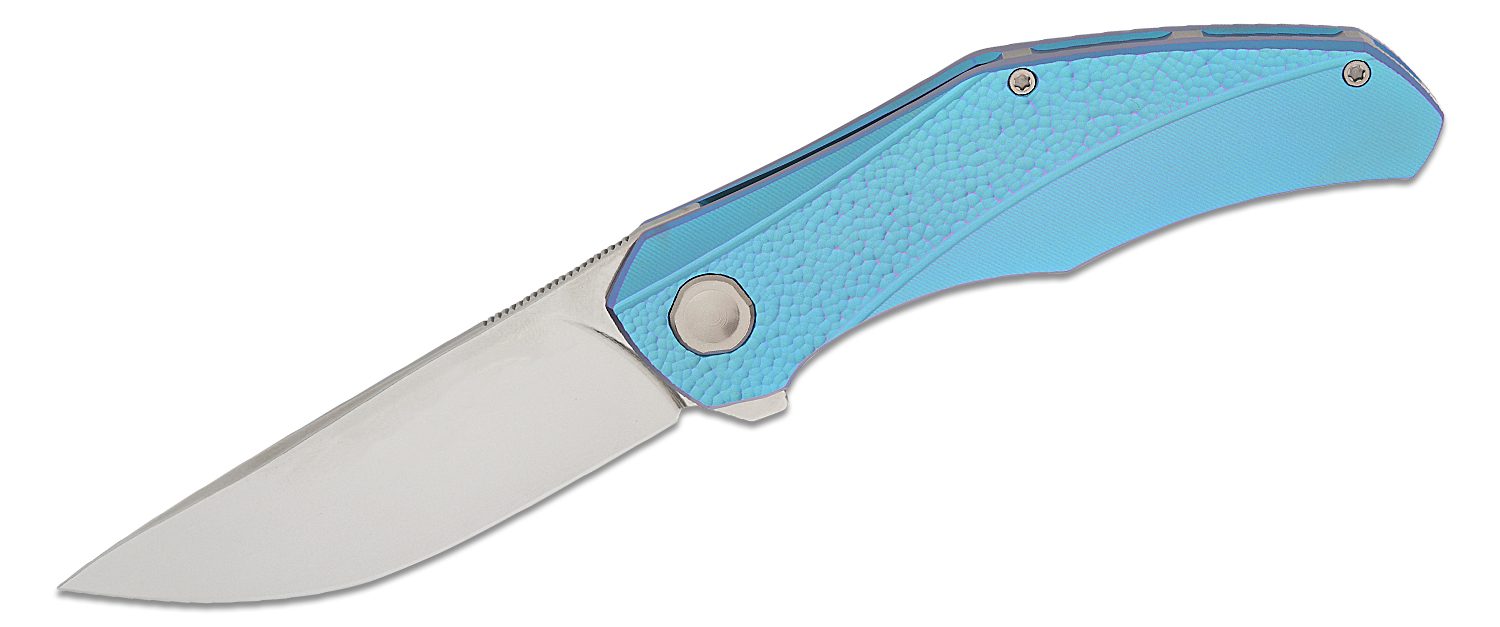 Holt Bladeworks Custom Renegade #33 Flipper Knife 3.47" M390 Polished ...