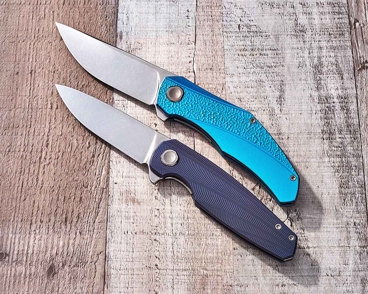 Holt Bladeworks Custom Renegade #33 Flipper Knife 3.47" M390 Polished ...