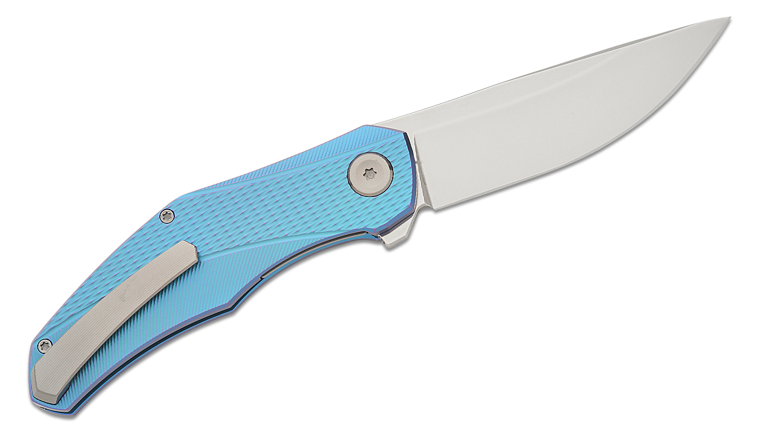 Holt Bladeworks Custom Renegade #34 Flipper Knife 3.47" M390 Polished ...