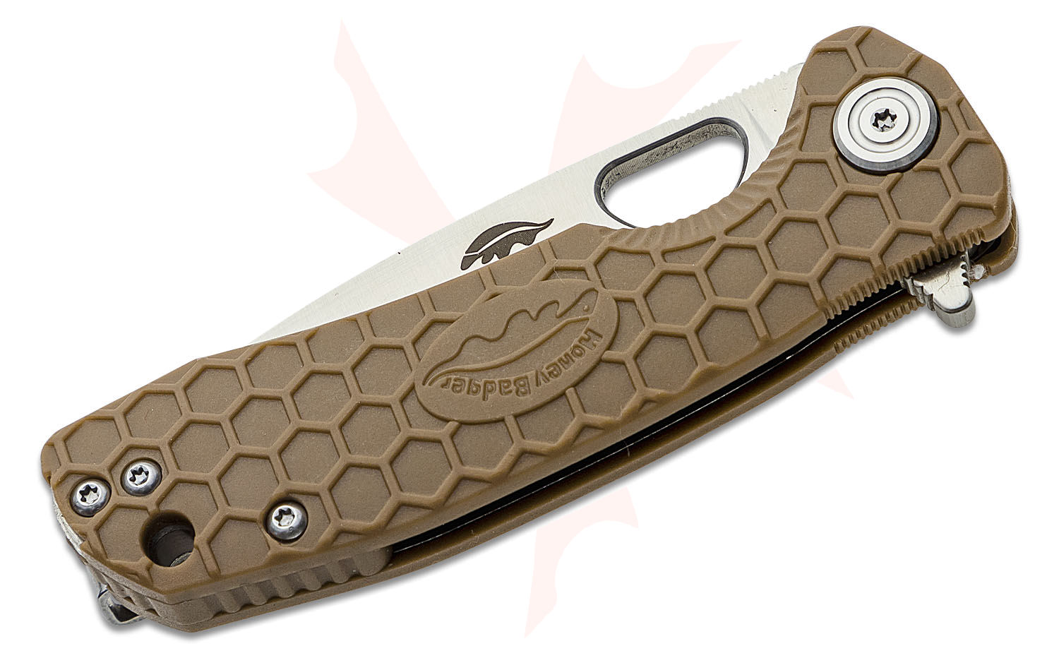 Honey Badger HB1022 Small Flipper Knife 2.81" Satin Drop Point Blade ...