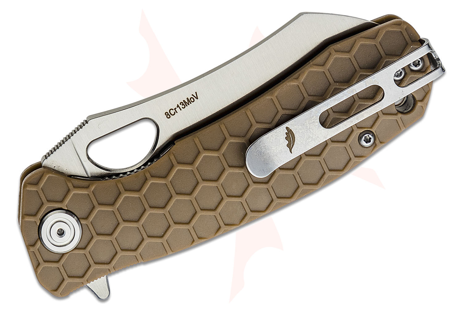 Honey Badger HB1039 Medium Flipper Knife 3.19" Satin Wharncleaver Blade ...