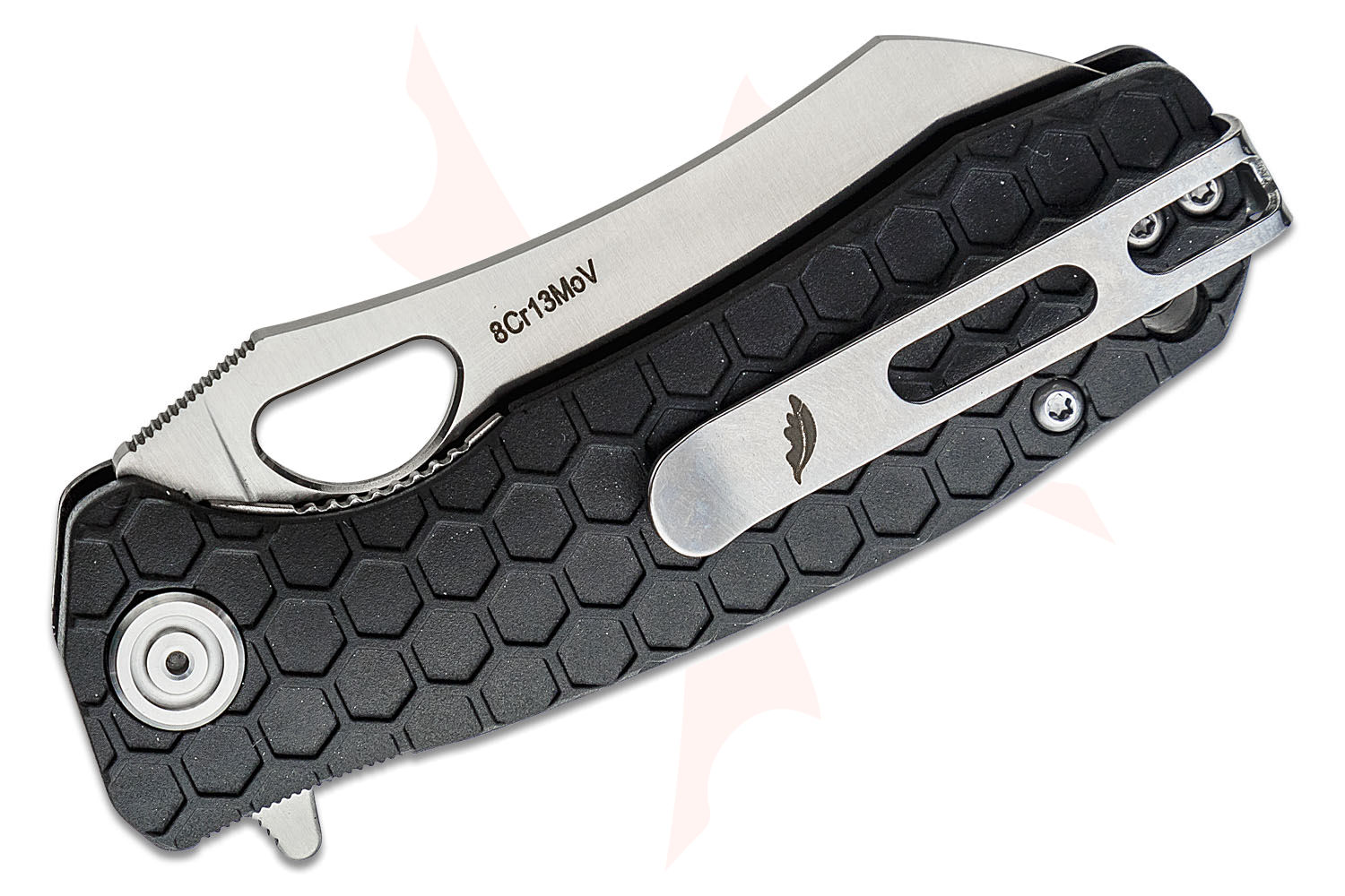 Honey Badger HB1045 Small Flipper Knife 2.81" Satin Wharncleaver Blade ...