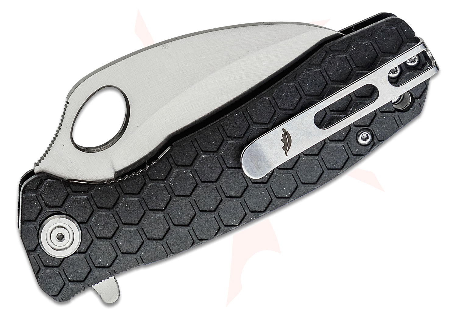 Honey Badger HB1115 Medium Flipper Knife 3" D2 Satin Plain Claw Blade ...