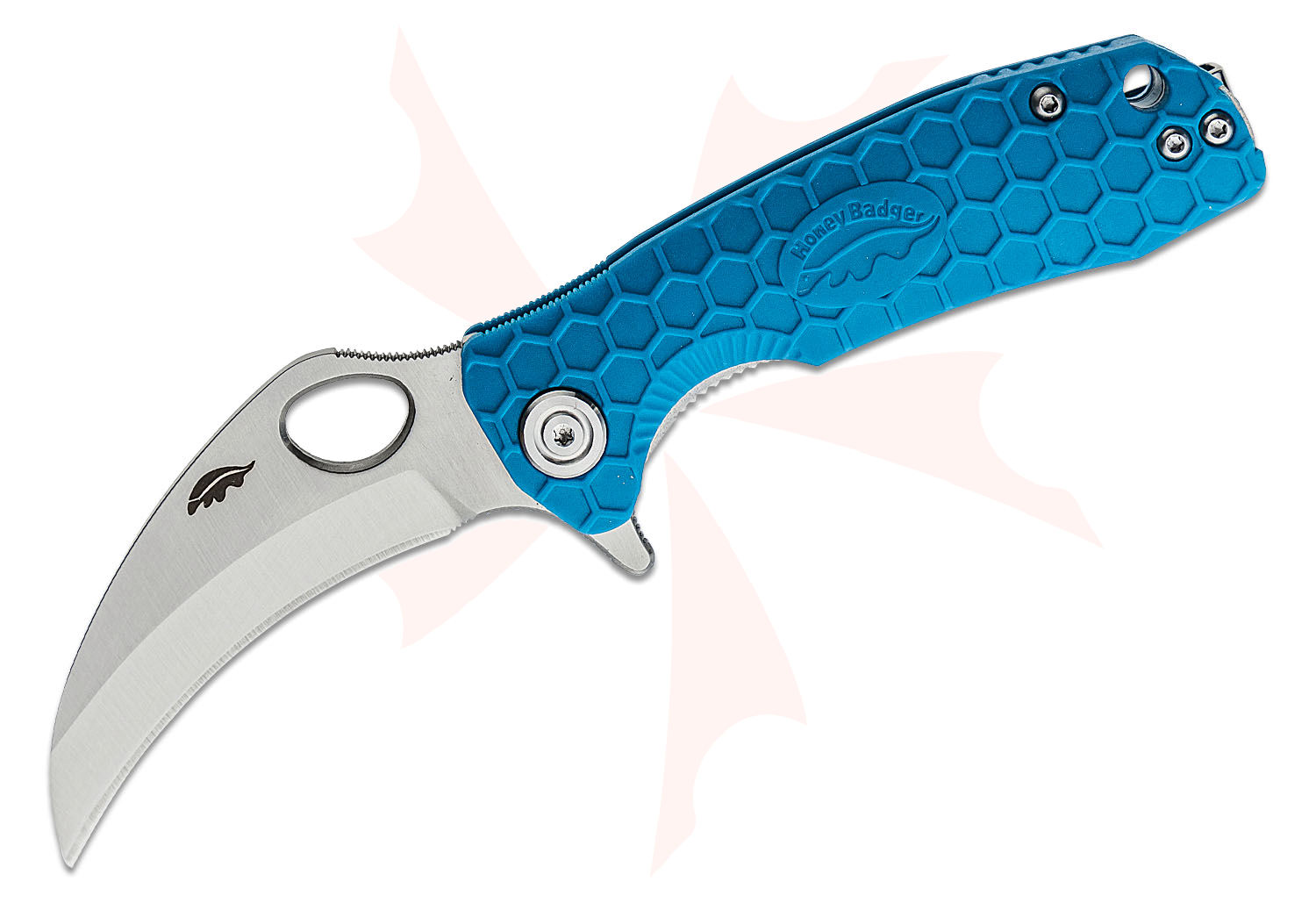 Honey Badger HB1144 Small Flipper Knife 2.75" Satin Plain Claw Blade ...