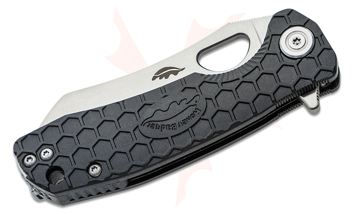 Honey Badger HB1167 Small Flipper Knife 2.81" D2 Satin Wharncleaver ...
