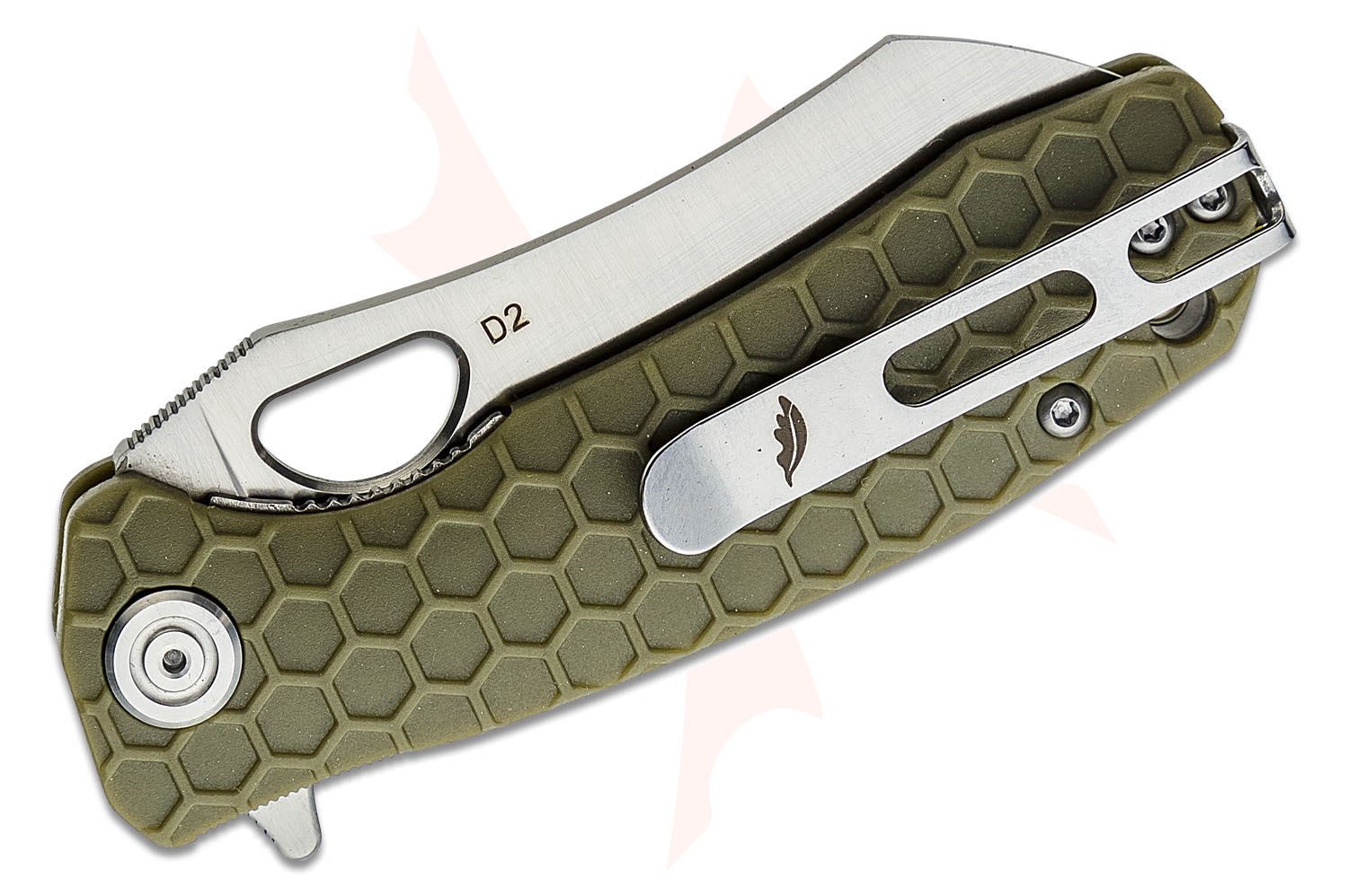 Honey Badger HB1169 Small Flipper Knife 2.81" D2 Satin Wharncleaver ...