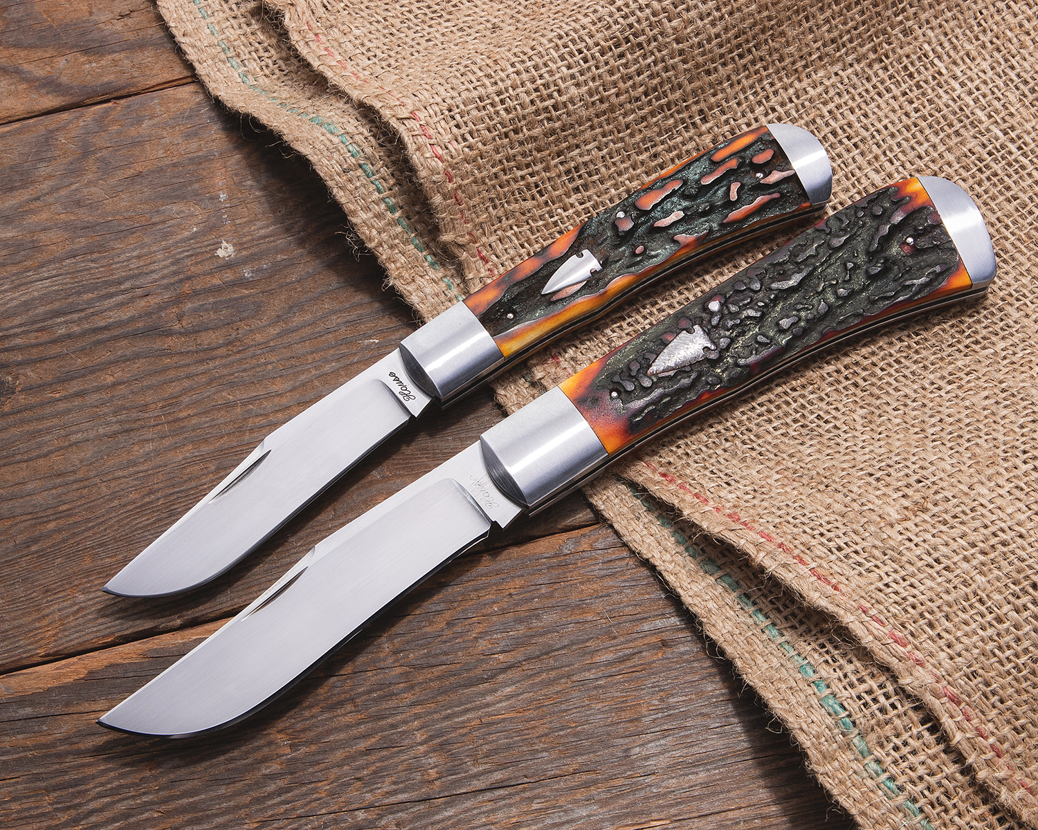 Bobby House Custom Trapper Slipjoint Folding Knife 3.25" CPM-154 Hand ...