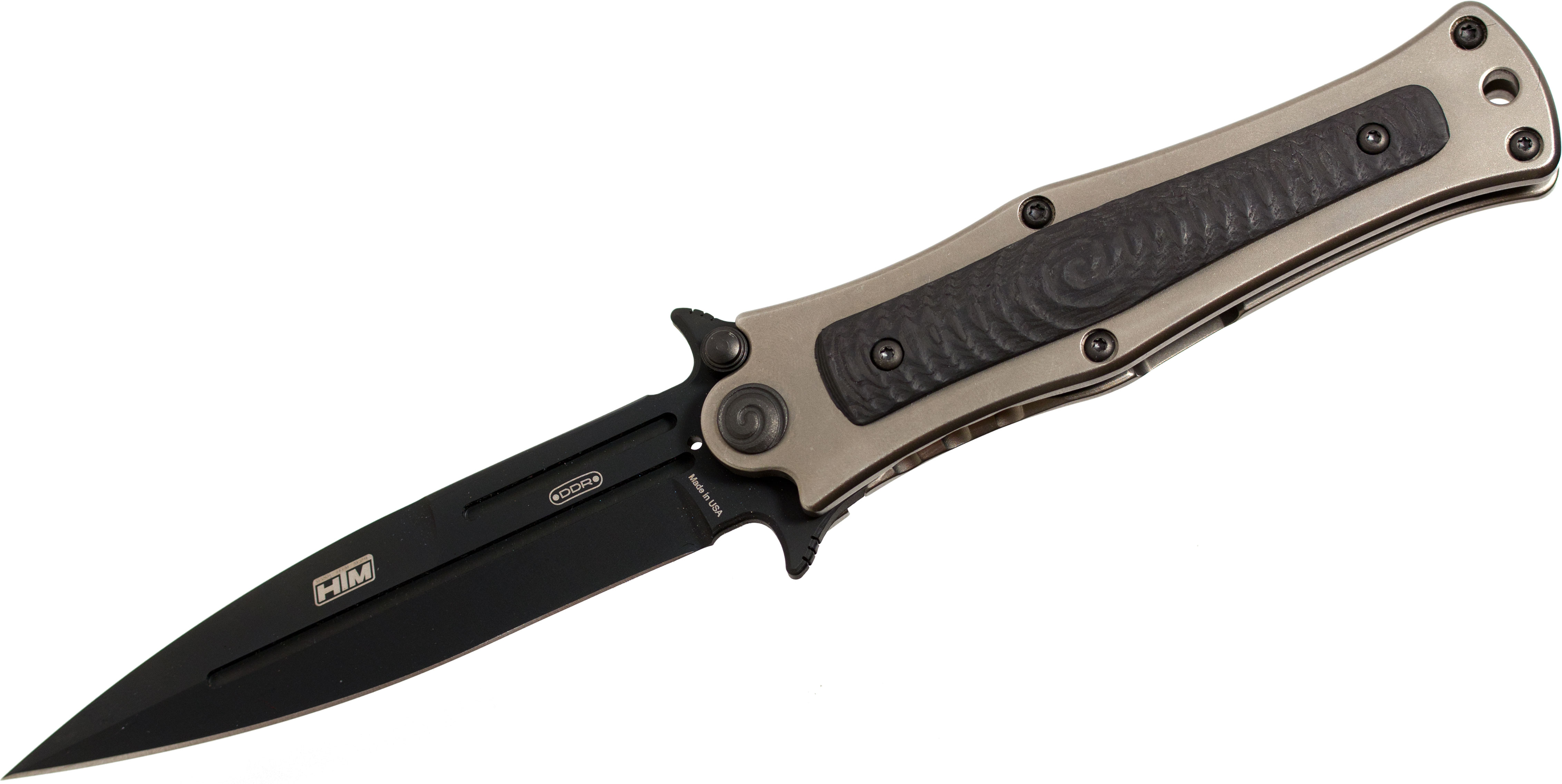HTM Knives Darrel Ralph DDR Madd MAXX Tuxedo Assisted 4" S35VN Black ...