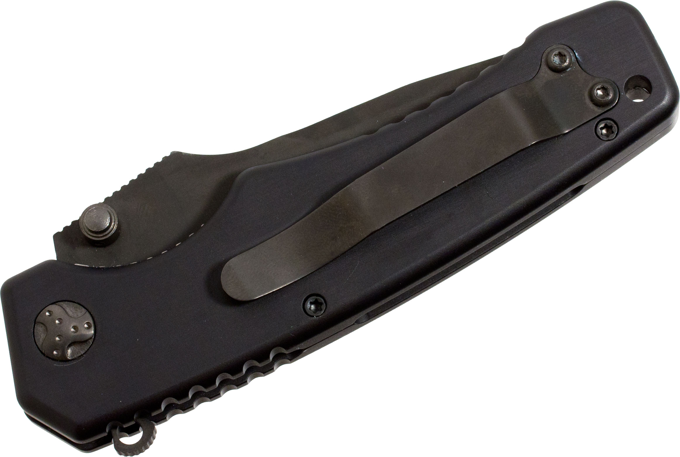 HTM Knives Blackie Collins Legacy Assisted 3-1/2" Black S35VN Tanto ...