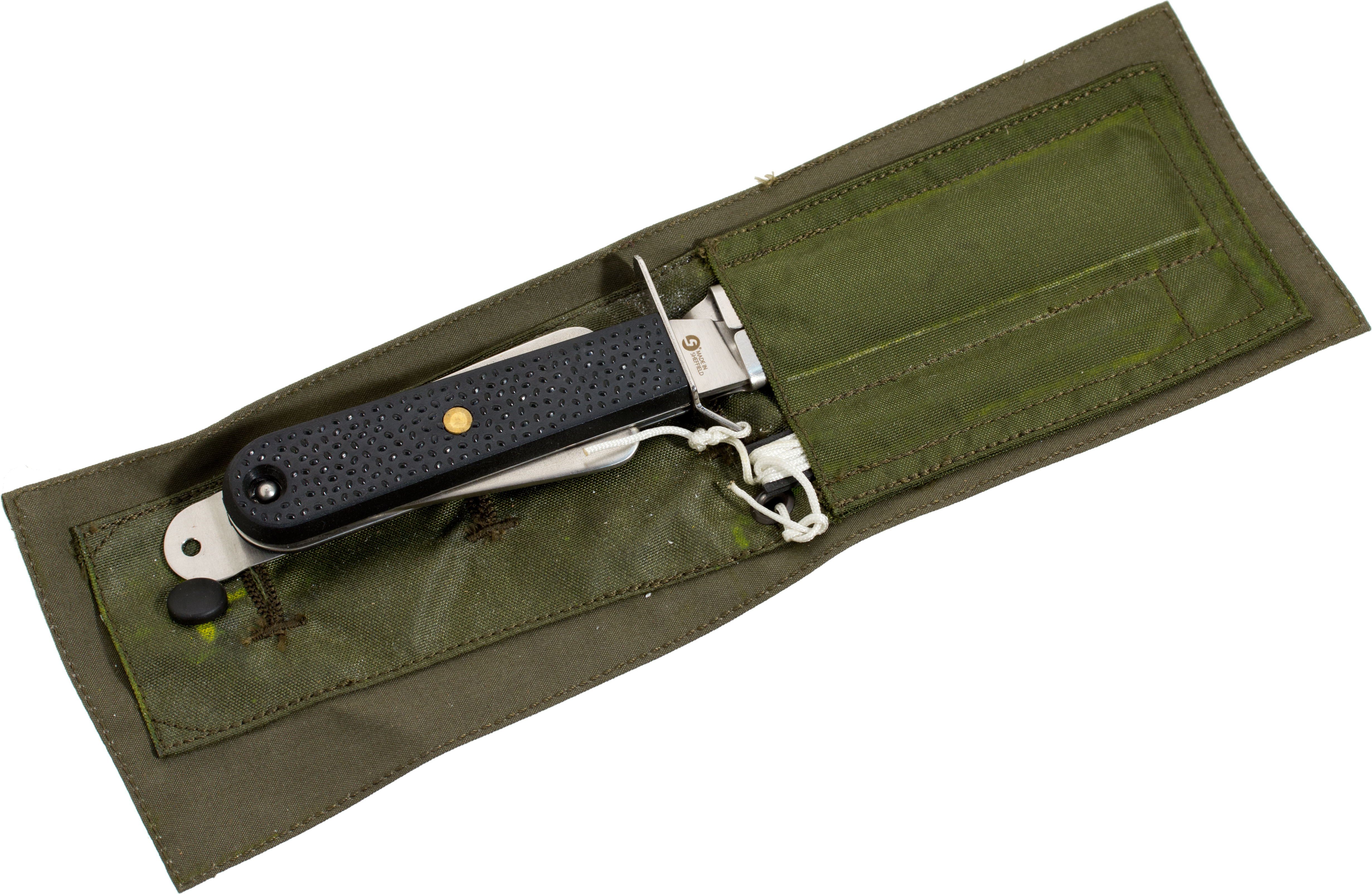 IXL Wostenholm Aircrew Emergency Knife 4" Curved Stainless Steel Blade ...