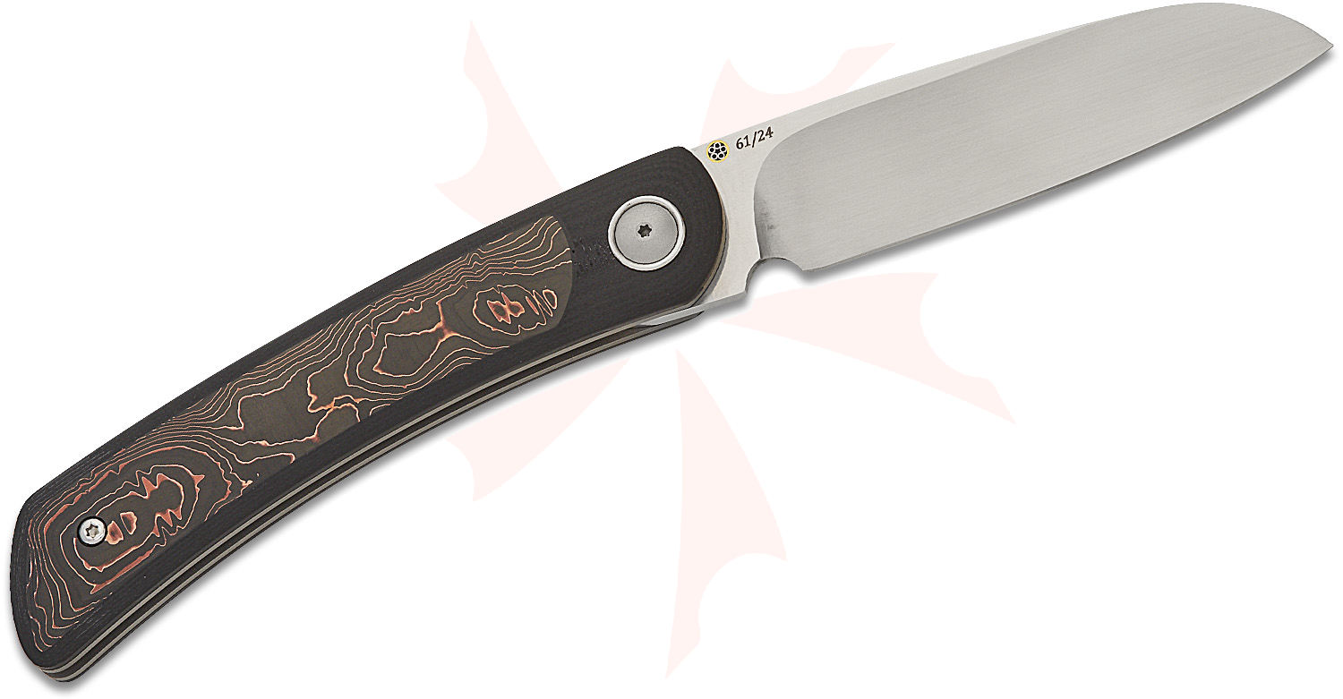 J Blade Knives Custom JB DFF Slipjoint Folding Knife 3.125" N690 Hand ...