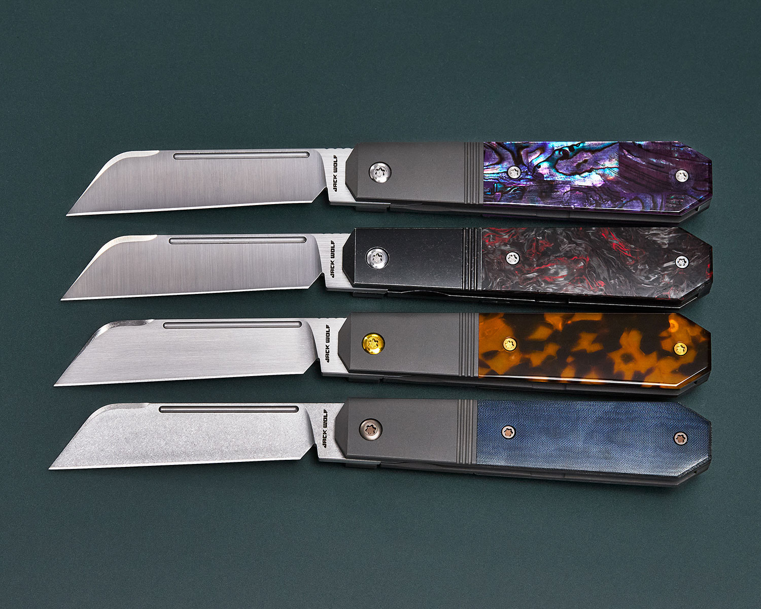 Jack Wolf Knives After Hours Jack Traditional Bolster Lock Front Fipper ...