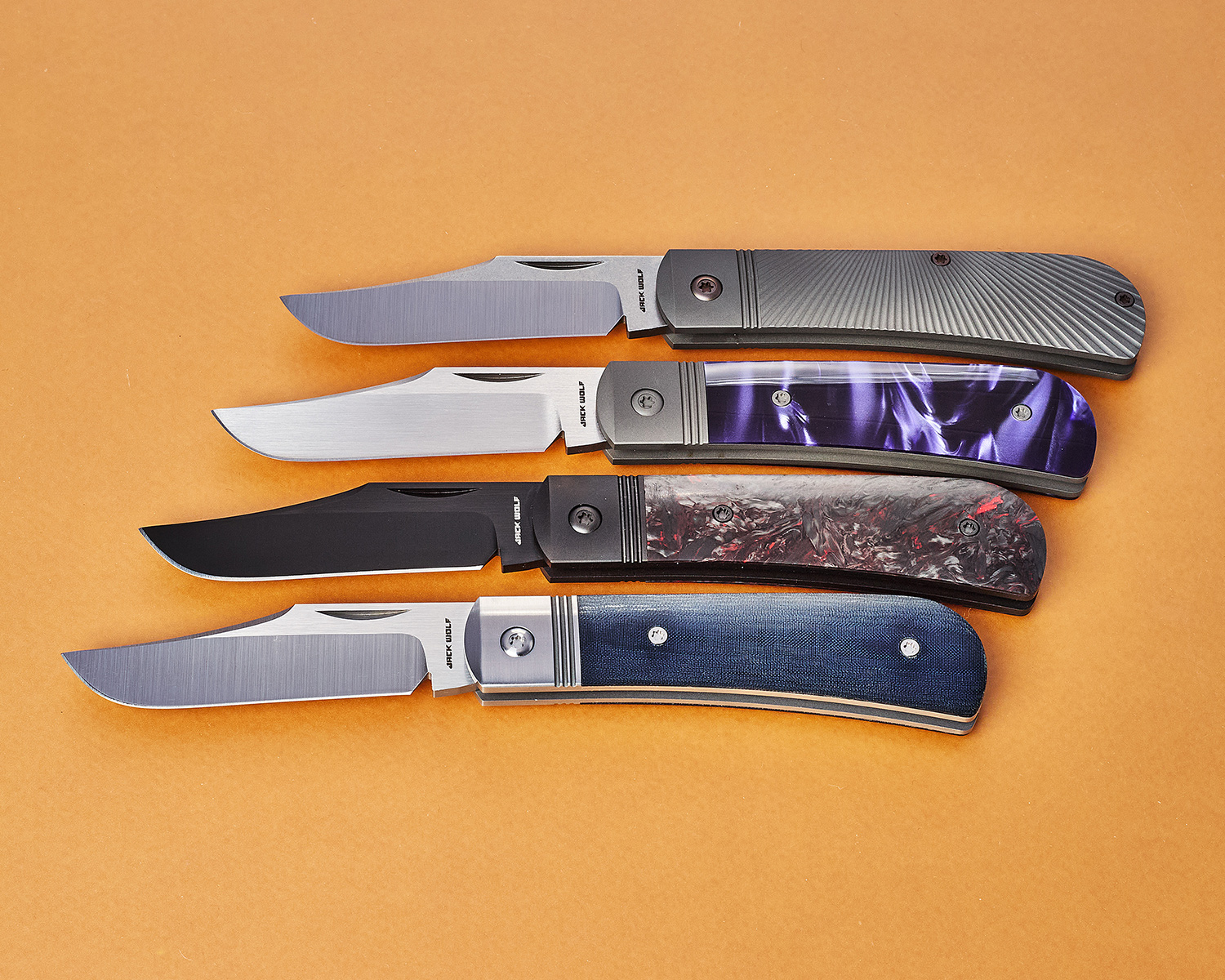 Jack Wolf Knives Benny's Clip Traditional Slipjoint Folding Knife 3.04 ...