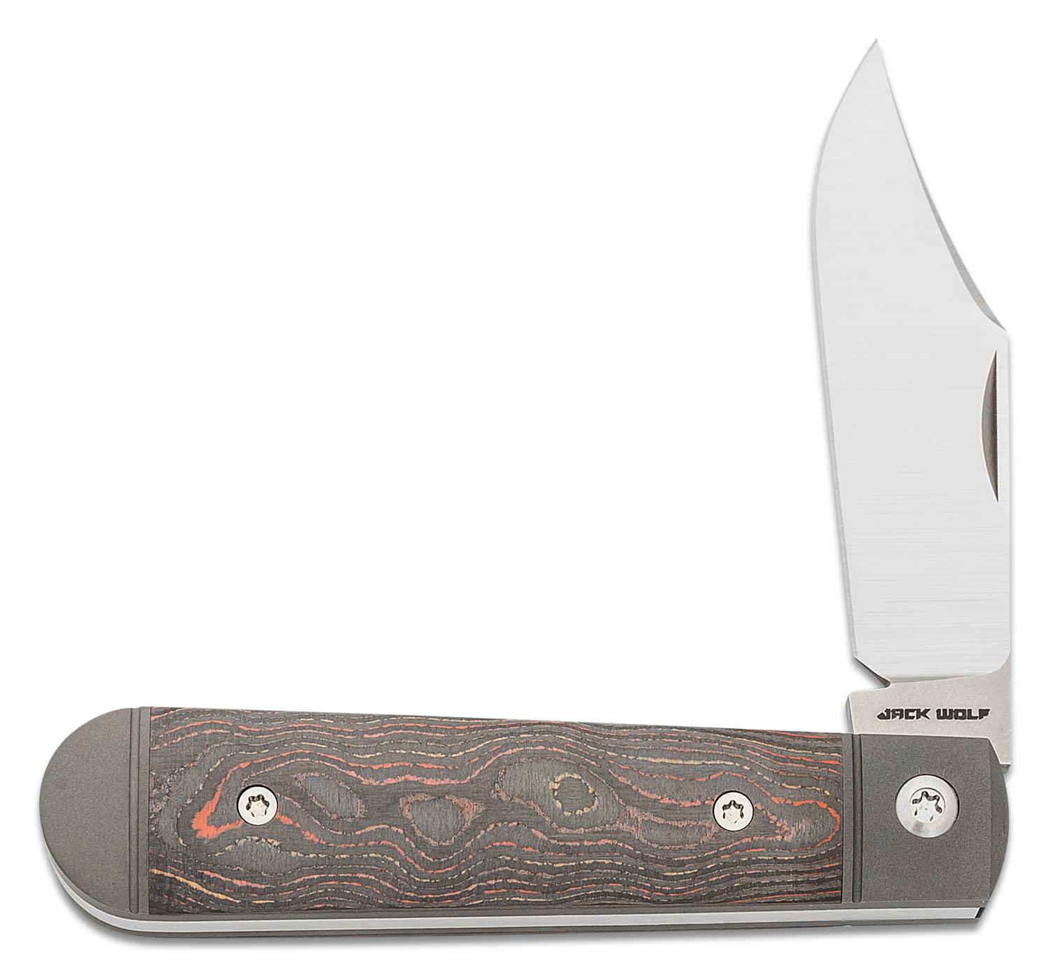 Jack Wolf Knives Big Bro Jack Traditional Slipjoint Folding Knife 2.98 ...