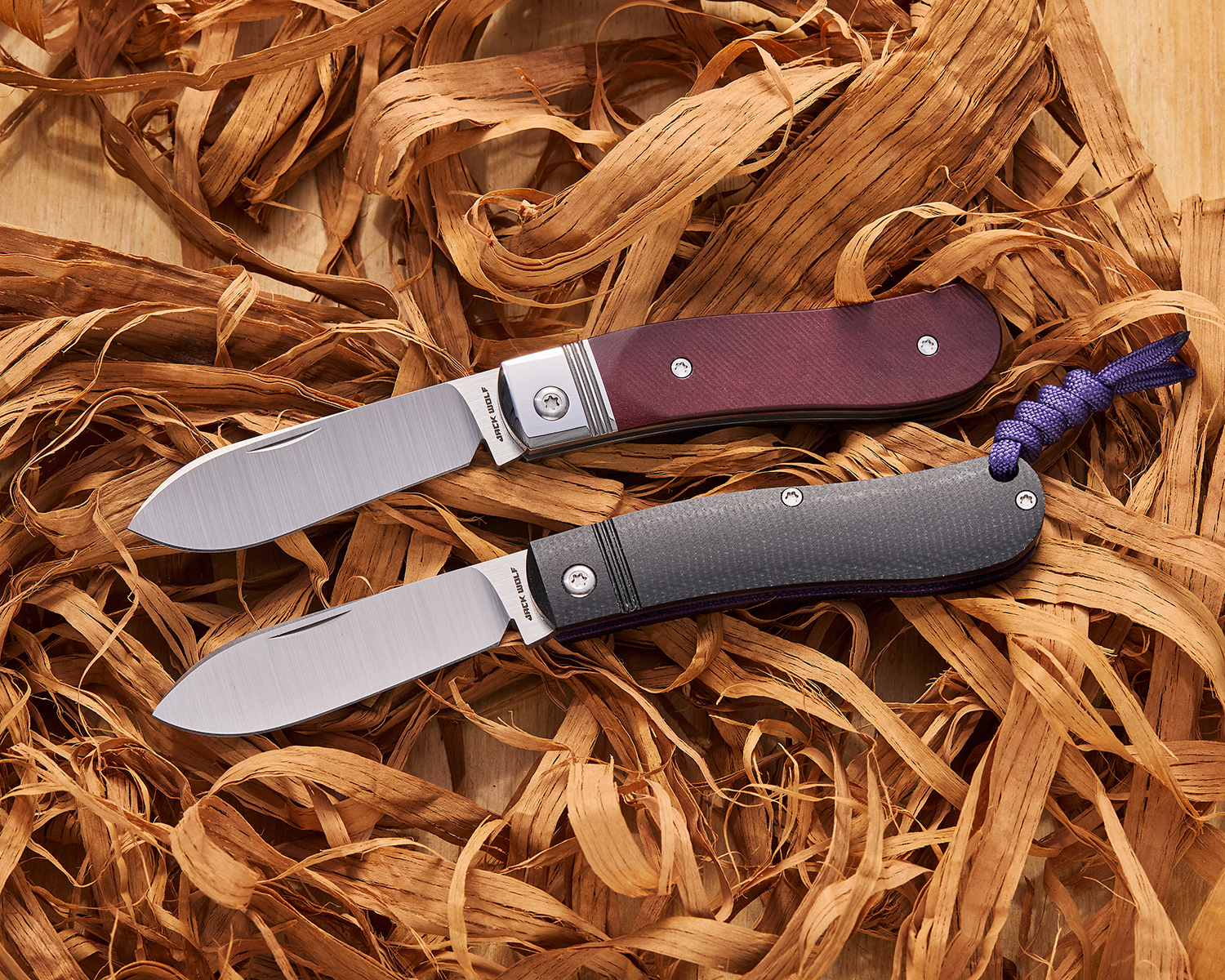 Jack Wolf Knives Steel Series K9 Jack Traditional Slipjoint Folding ...