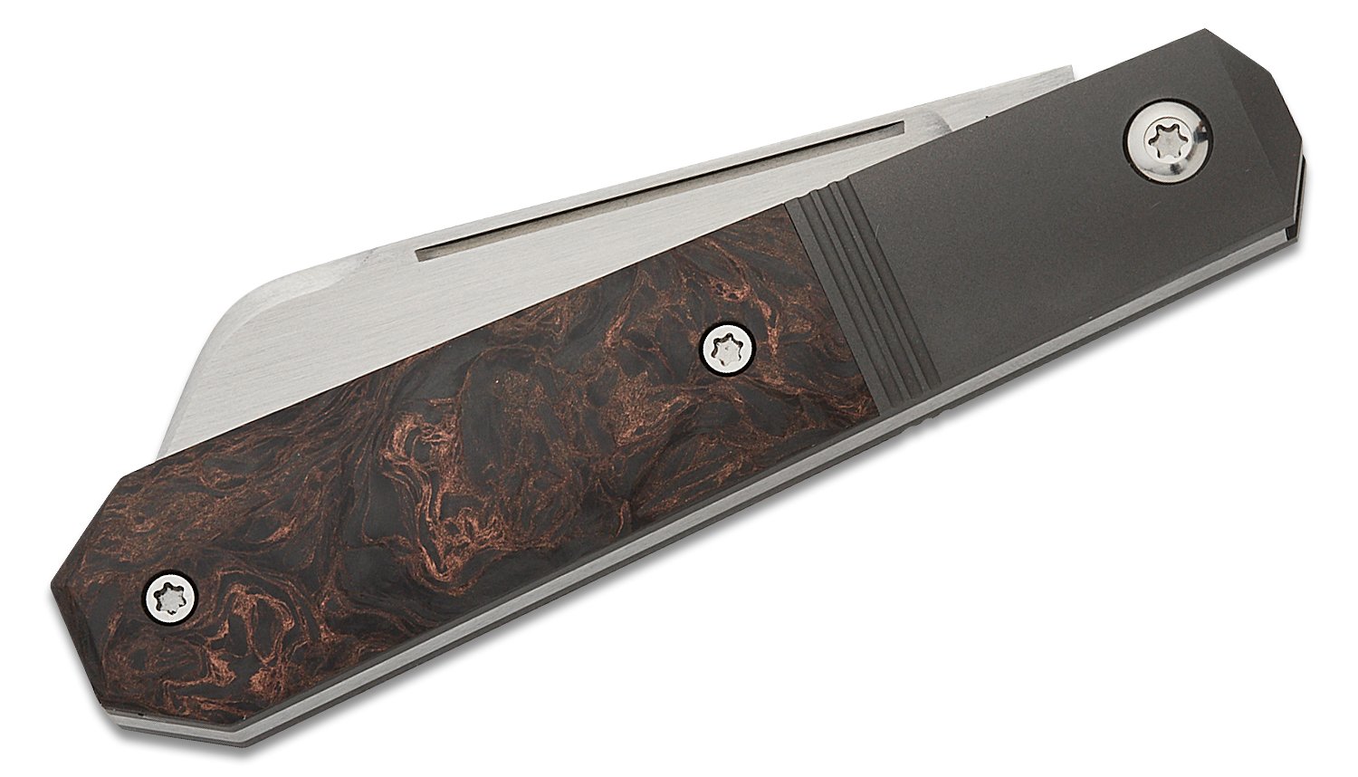 Jack Wolf Knives Midnight Jack Traditional Slipjoint Folding Knife 2.87 ...