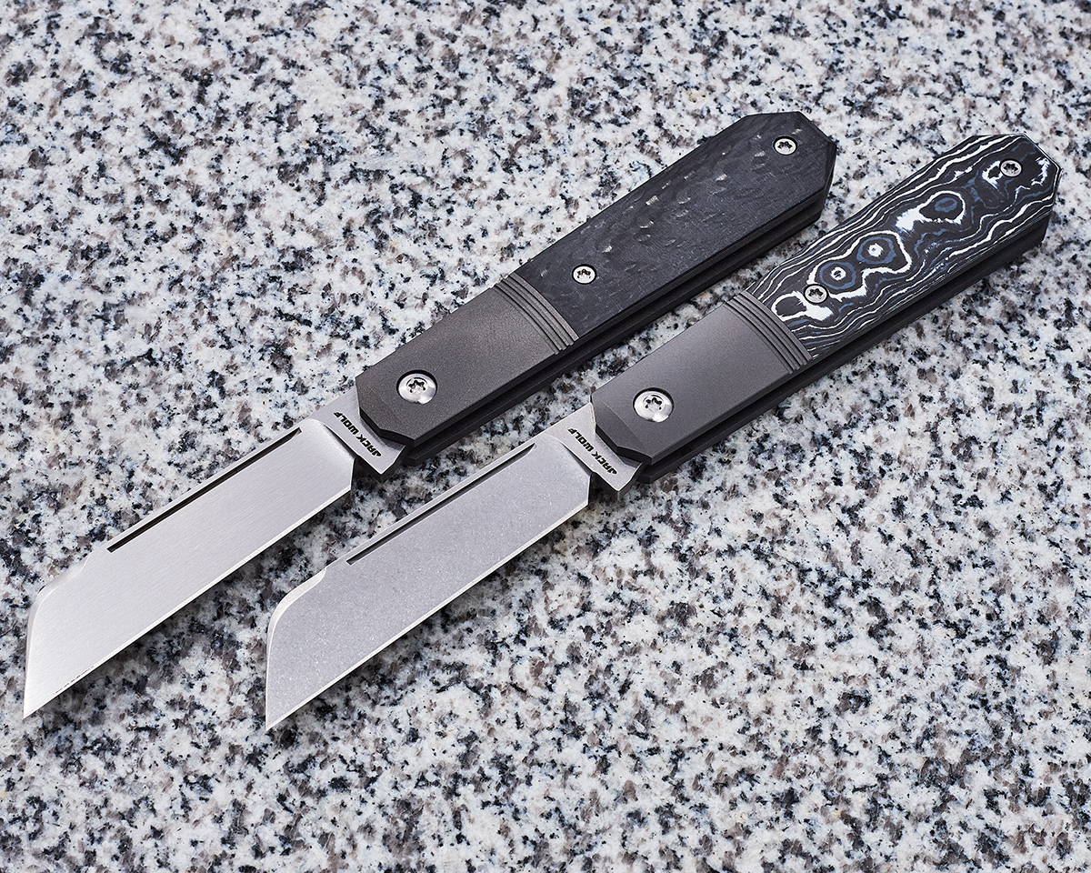 Jack Wolf Knives Midnight Jack Traditional Slipjoint Folding Knife 2.87 ...