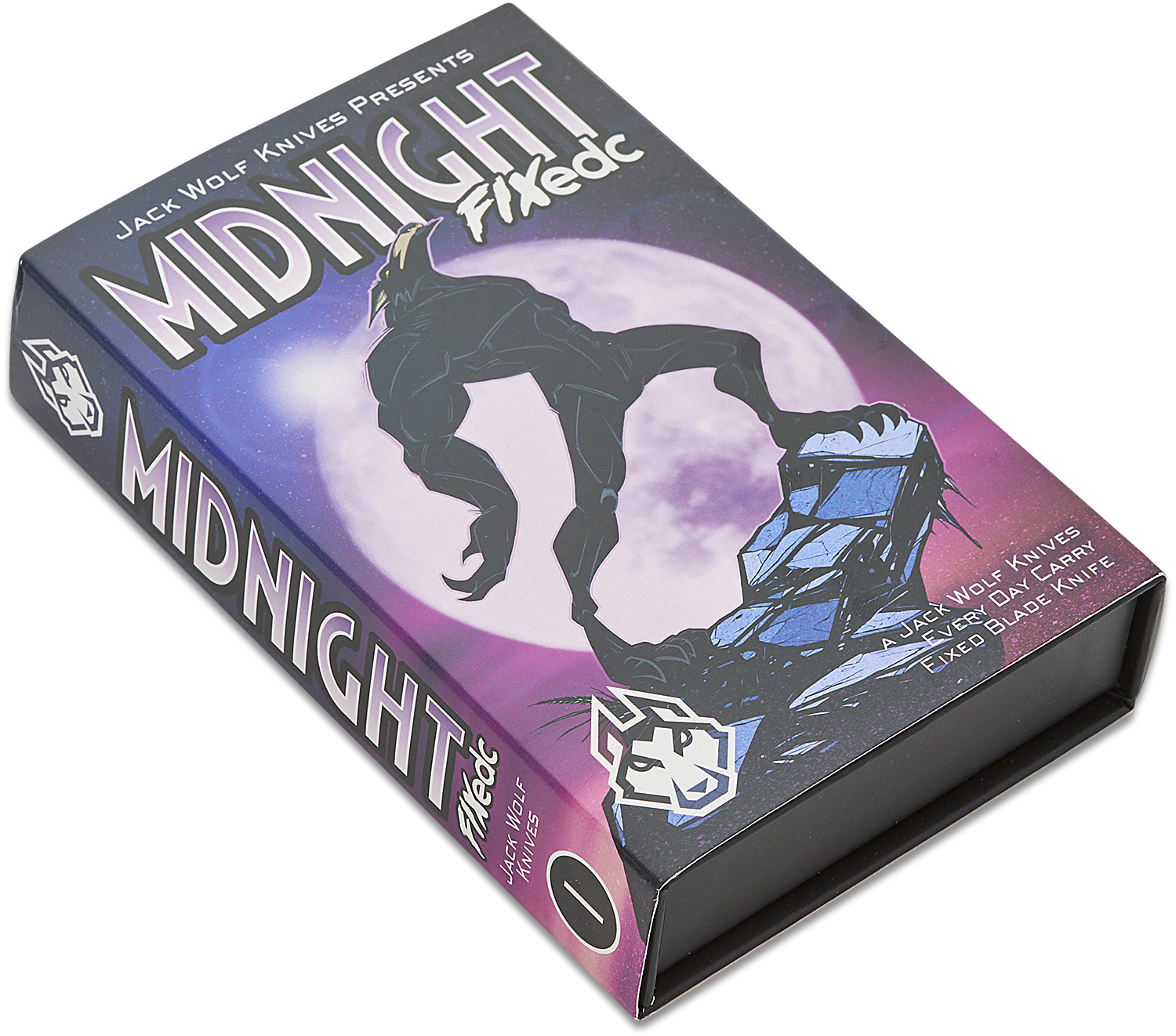 Jack Wolf Knives Midnight FIXedc Traditional Pocket Fixed Blade Knife 2 ...