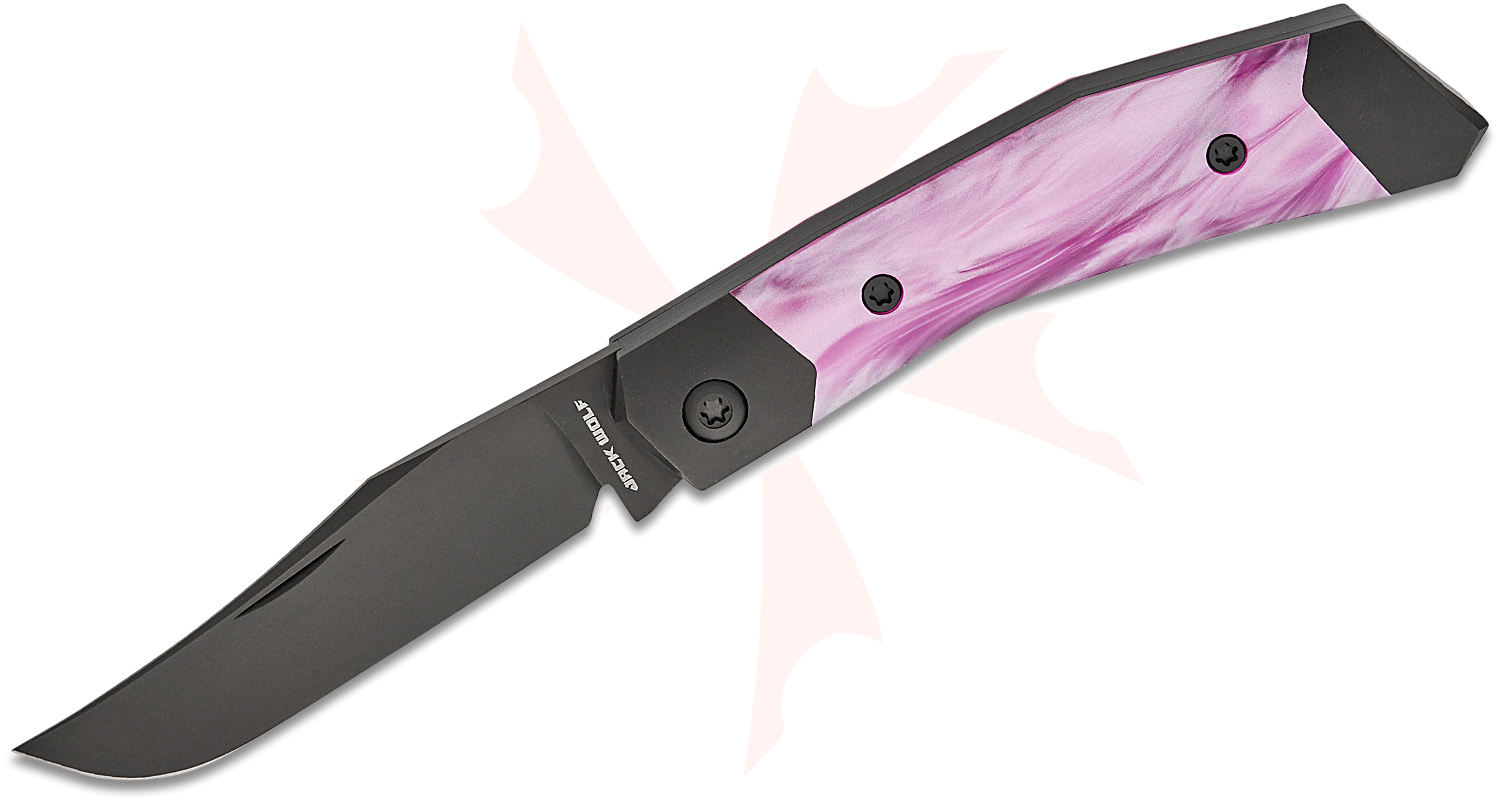 Jack Wolf Knives Mini Cyborg Jack Traditional Slipjoint Folding Knife 2 ...