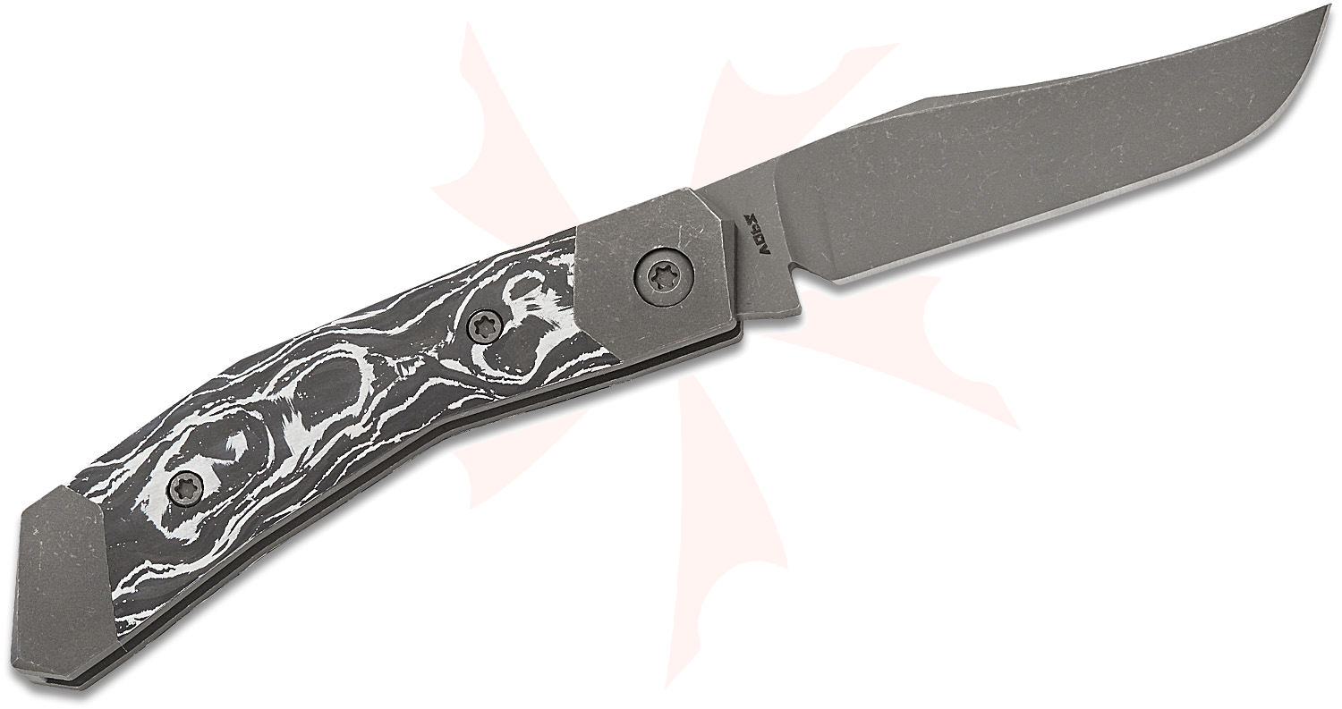 Jack Wolf Knives Mini Cyborg Jack Traditional Slipjoint Folding Knife 2 ...