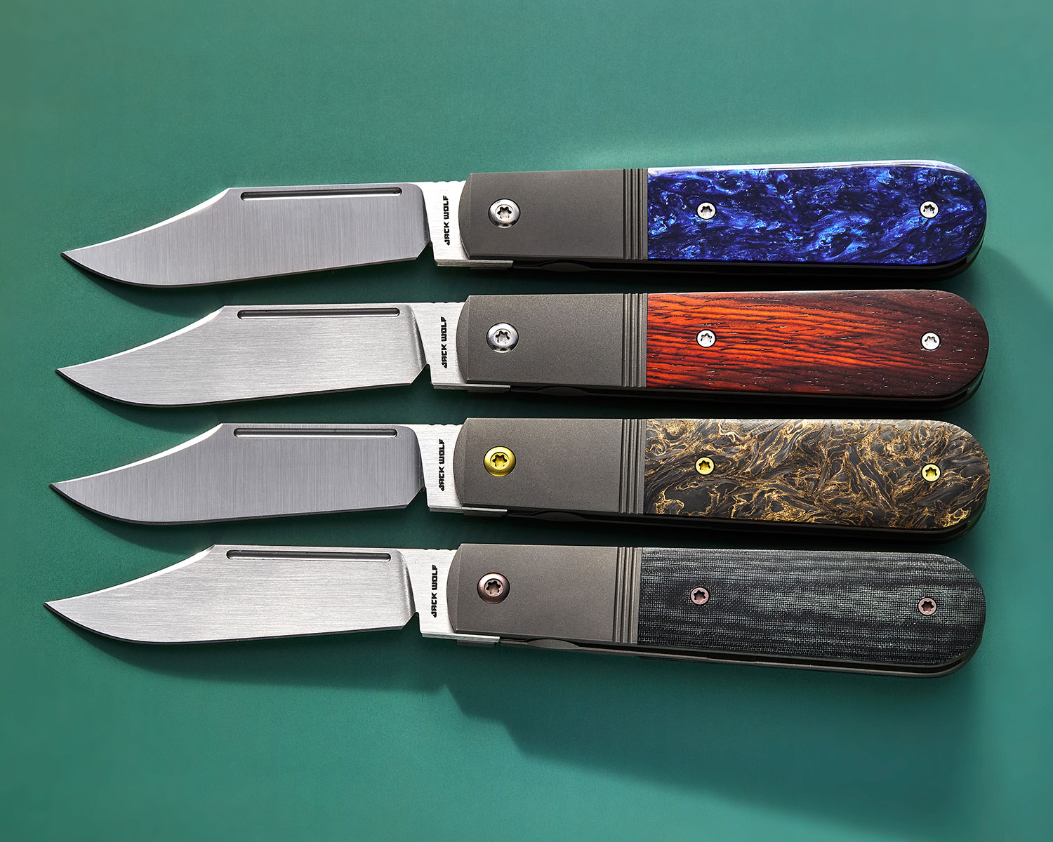 Jack Wolf Knives Primo Jack Traditional Bolster Lock Front Flipper ...