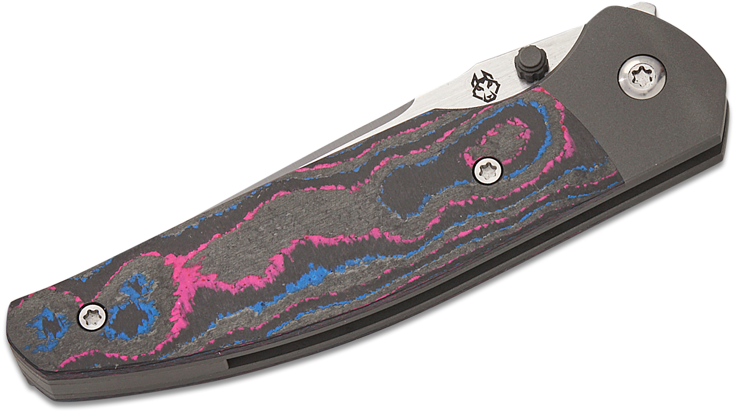 Jack Wolf Knives Chris Ortiz Tango Bolster Lock Front Flipper Knife 3. ...