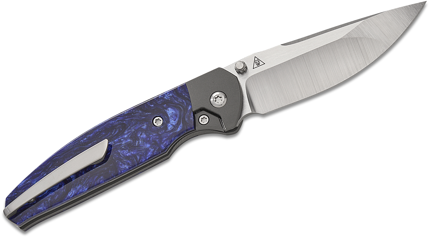 Jack Wolf Knives Chris Ortiz Tango Bolster Lock Front Flipper Knife 3. ...
